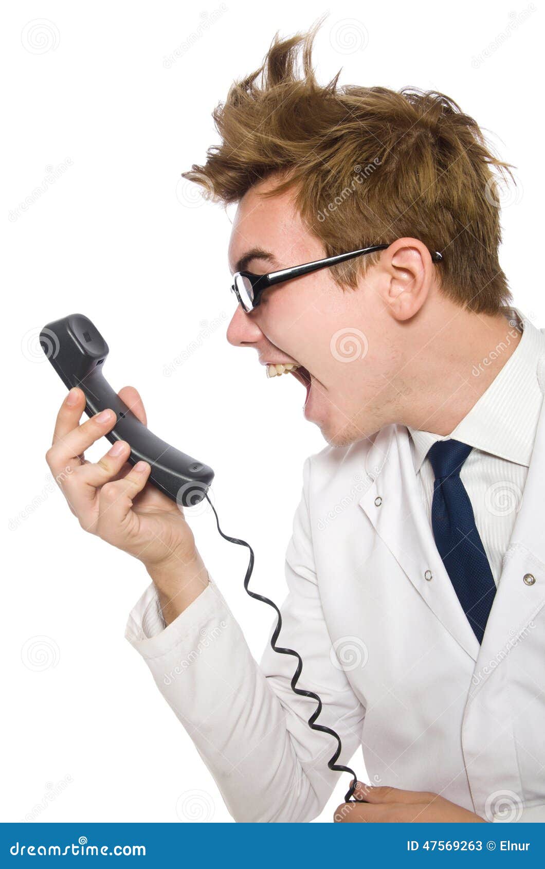 Funny doctor isolated stock image. Image of exam, nurse - 47569263