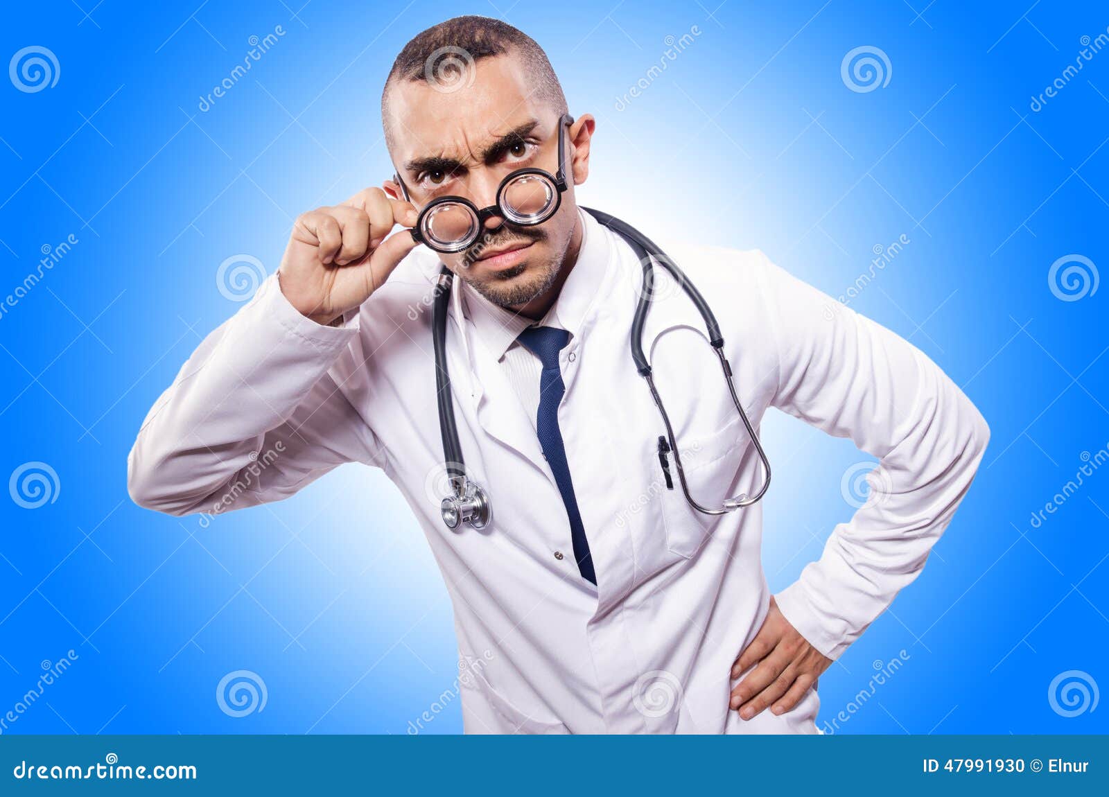 Funny doctor stock photo. Image of male, healthcare, exam - 47991930