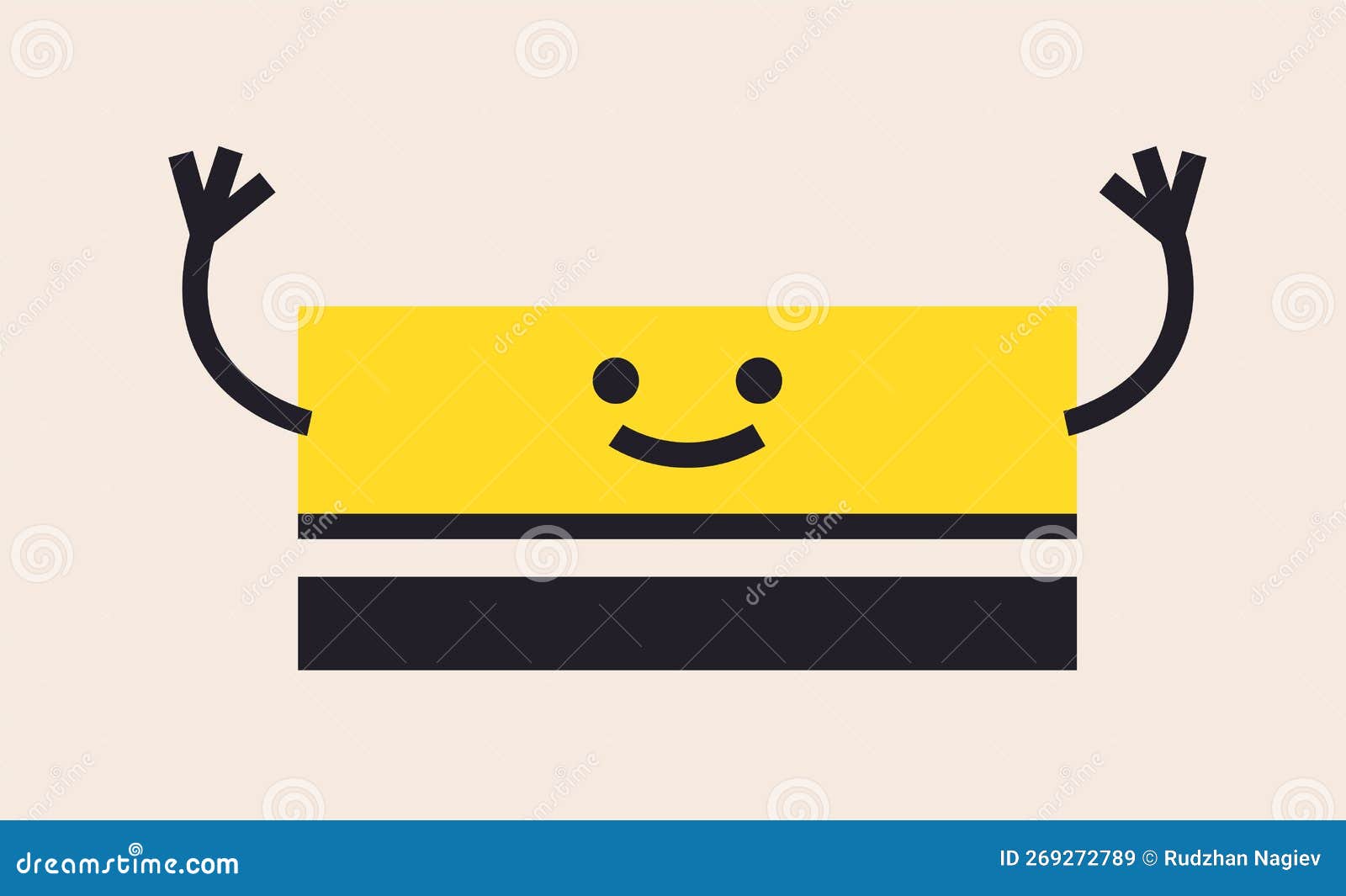 Funny doodle object stock vector. Illustration of creative - 269272789