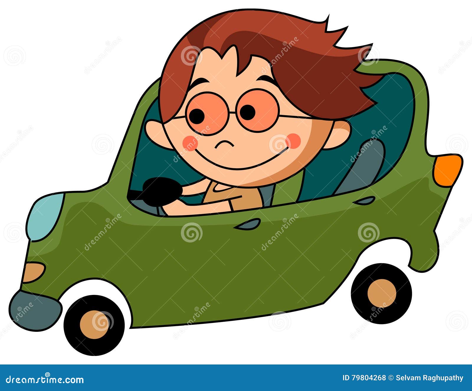 Funny Driving Clip Art
