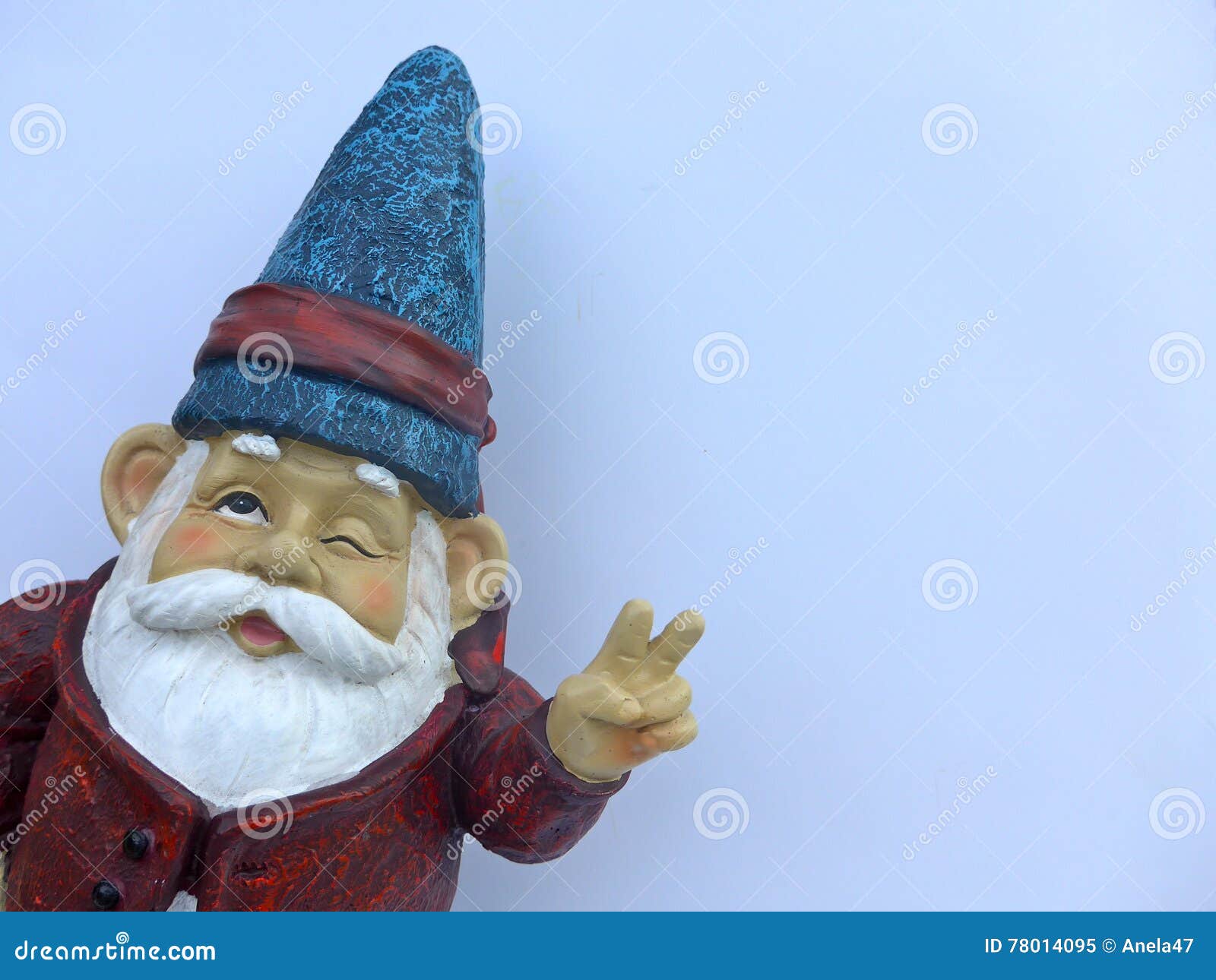 Funny Dwarf Makes Peace Sign Stock Image - Image of dandelions, flower ...