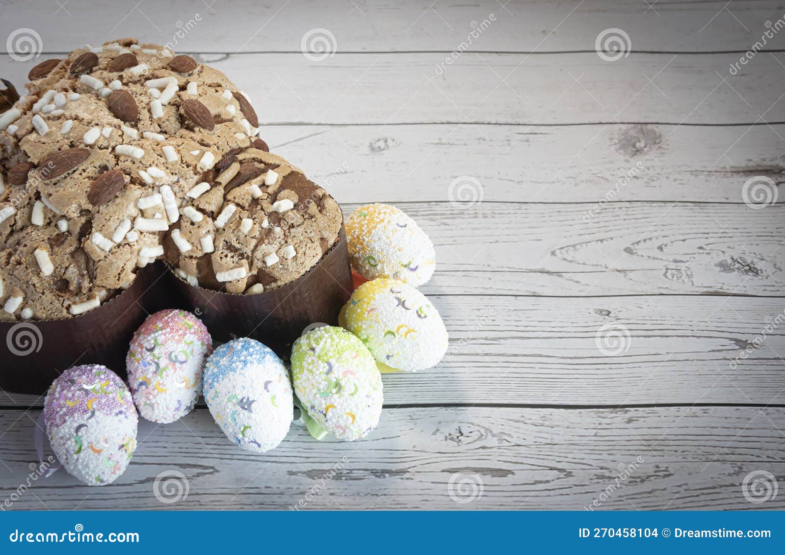 Funny Easter Background with Bunny, Sheep and Easter Eggs. Letter of ...