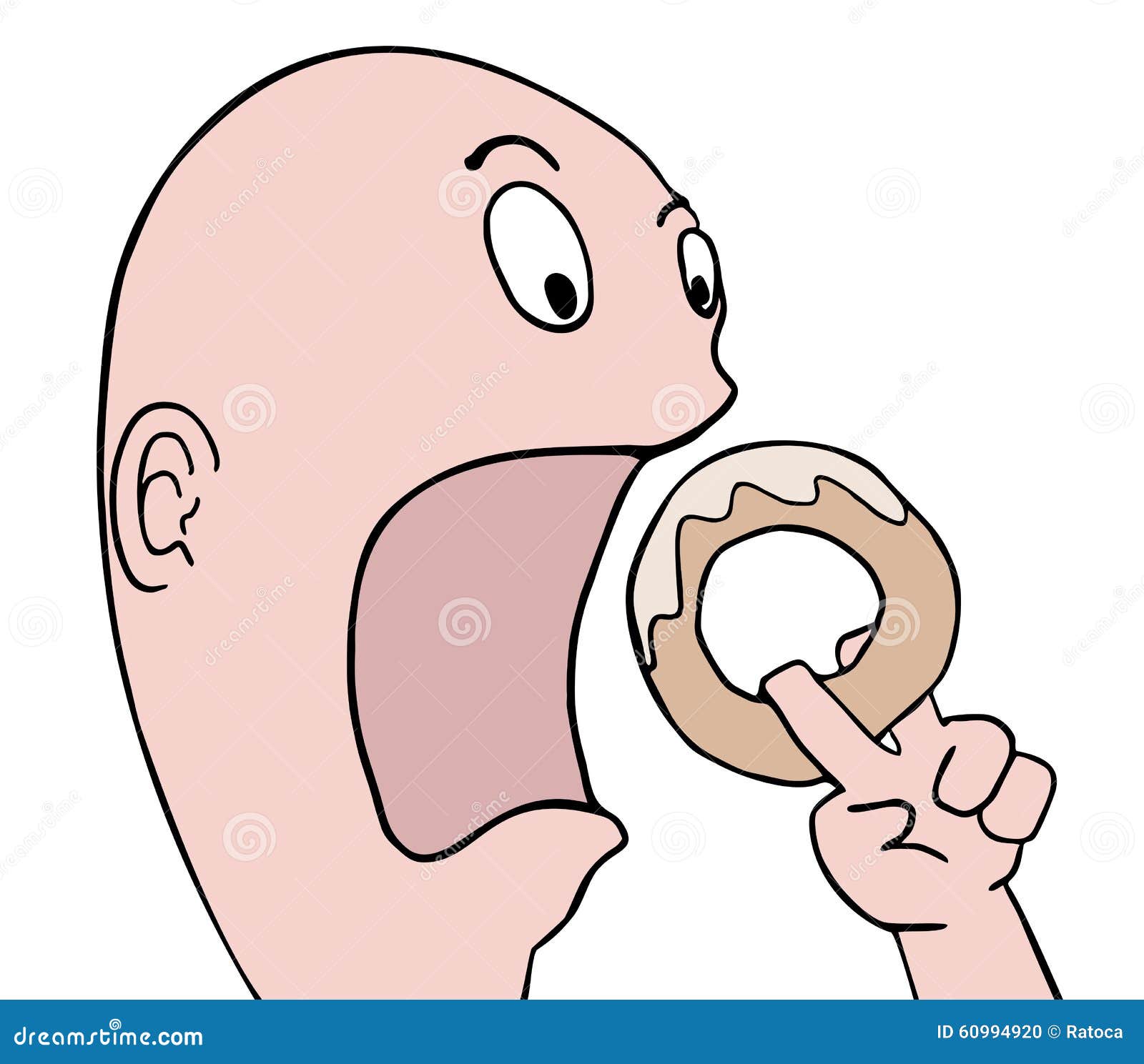 Funny eating illustration stock vector. Illustration of sugar - 60994920