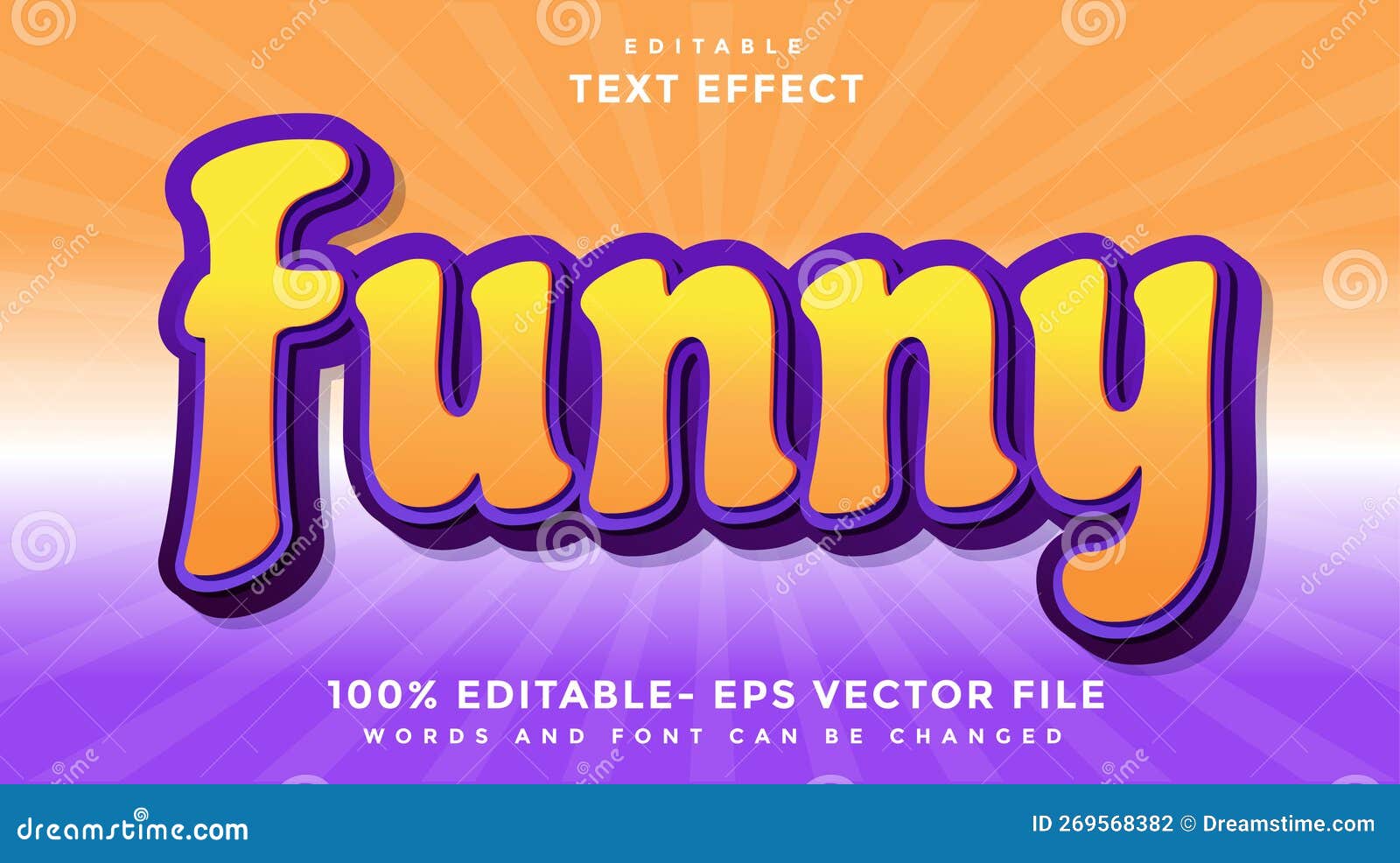 Funny Editable Text Effect Design Template, Effect Saved in Graphic ...