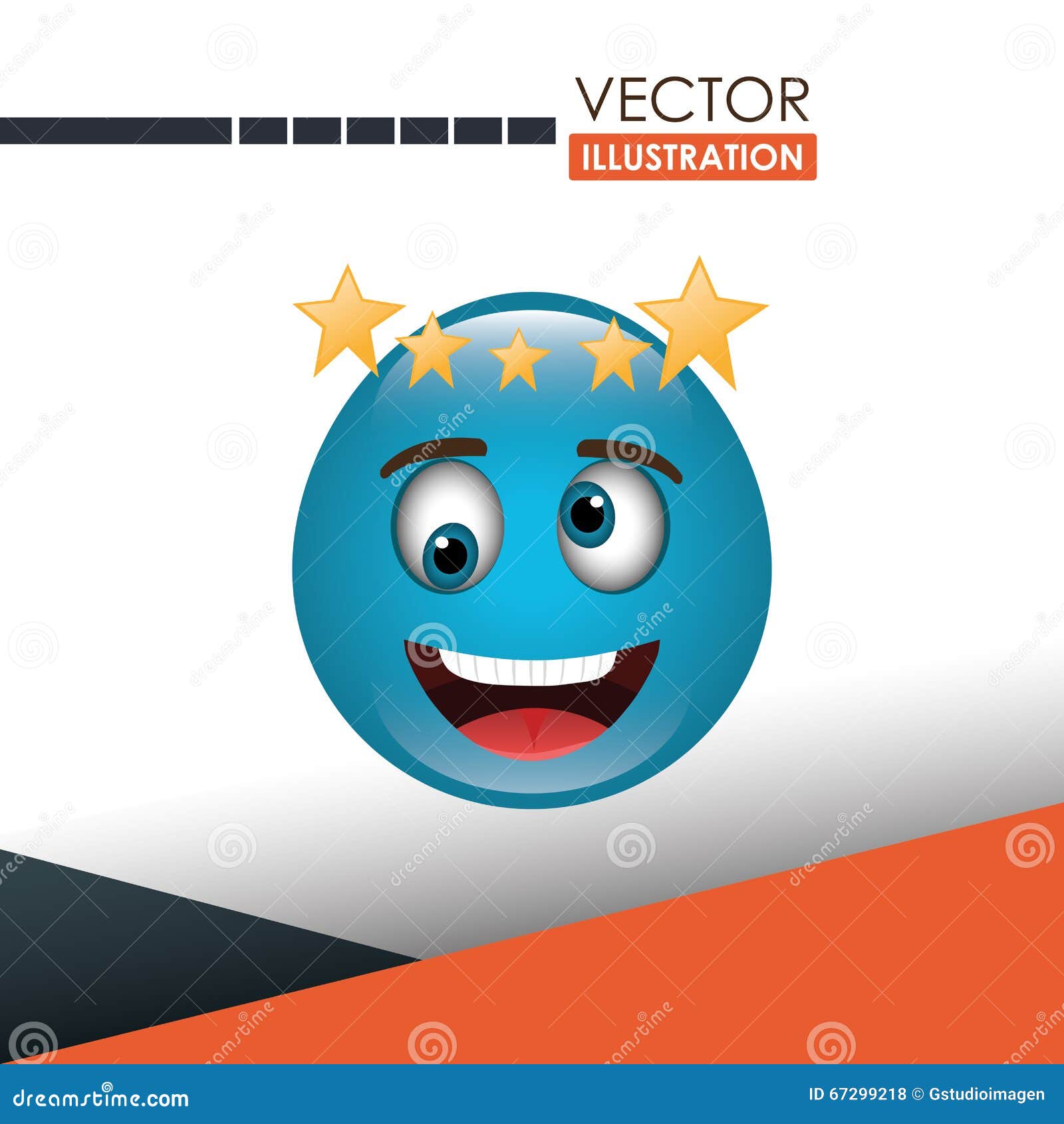 Funny emoticon design stock illustration. Illustration of emoticon ...