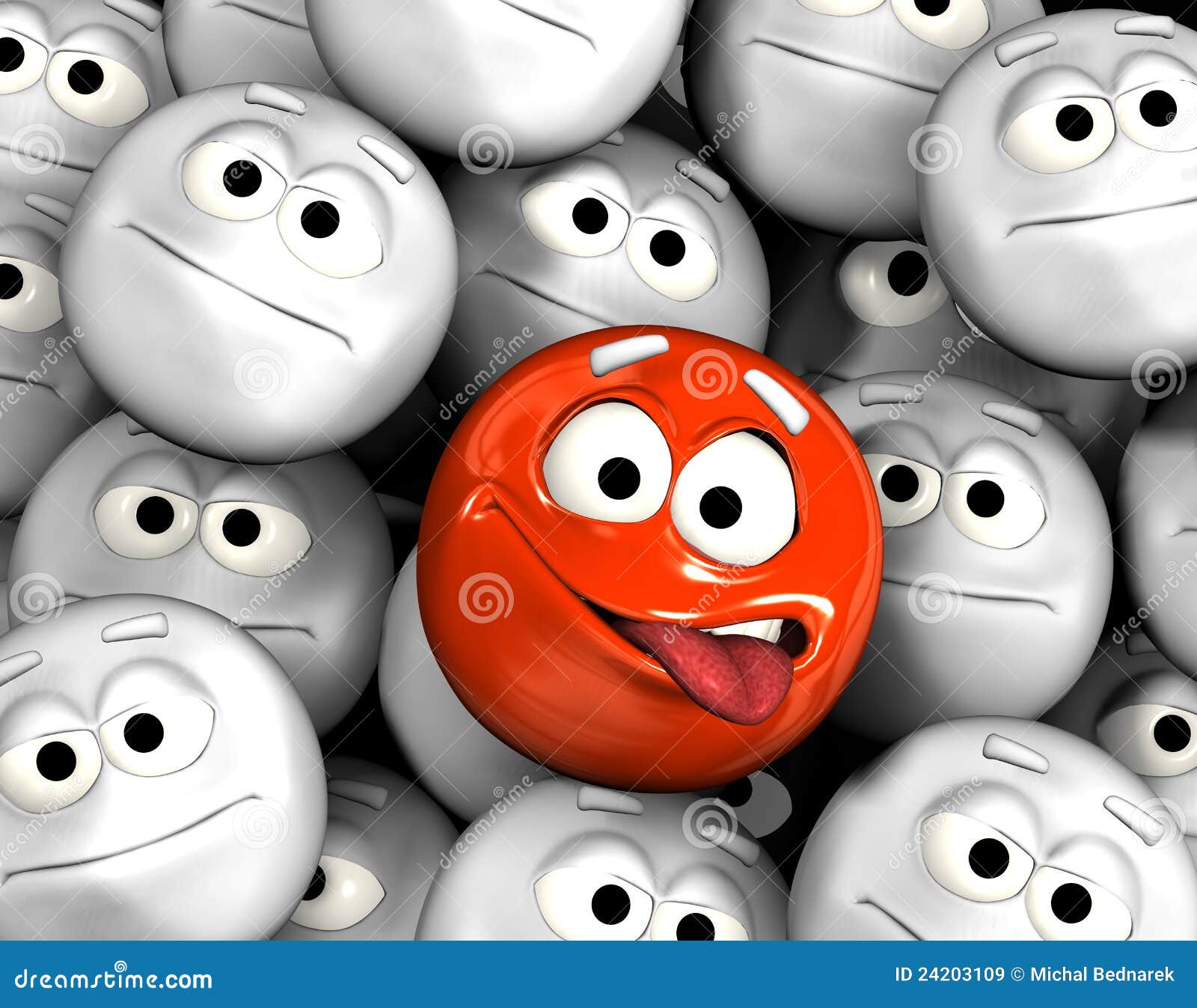 Funny emoticon face stock illustration. Illustration of cunning - 24203109
