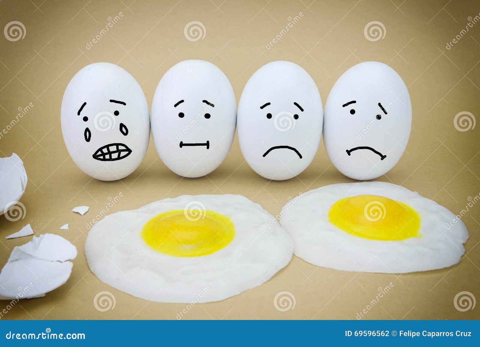 Funny Emotional Eggs Crying and Laughing Stock Photo - Image of animal ...