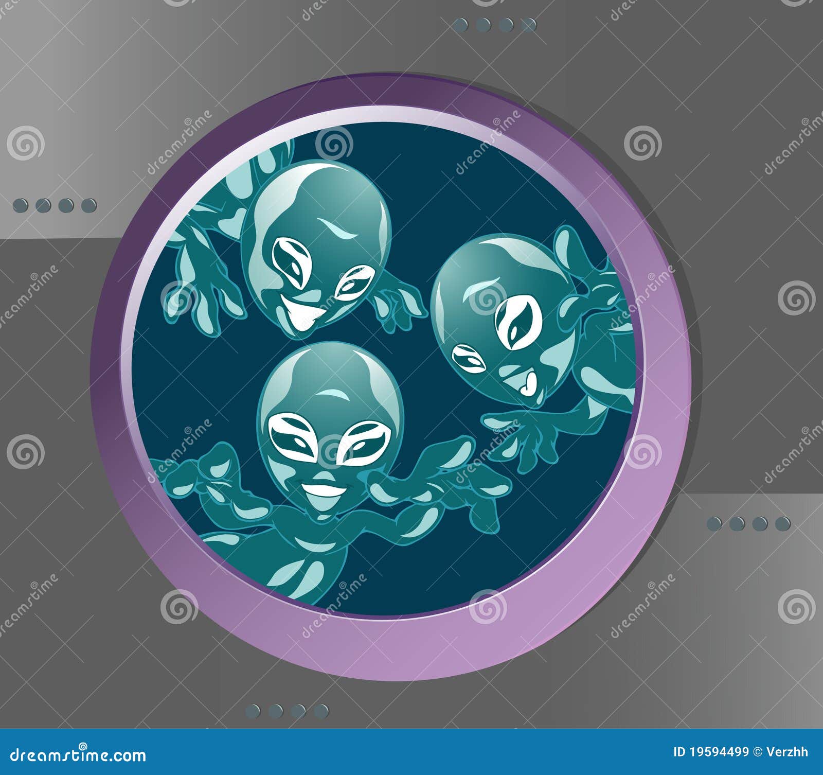 Aliens Looking Down Stock Photo | CartoonDealer.com #15438288