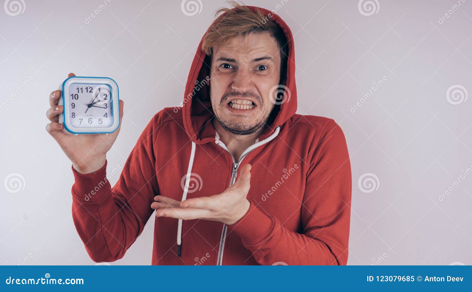 Guy and Alarm. Funny Face Man Shocked As he Wakes Up Late for an ... Guy and Alarm. Funny Face Man Shocked As he Wakes Up Late for an ...