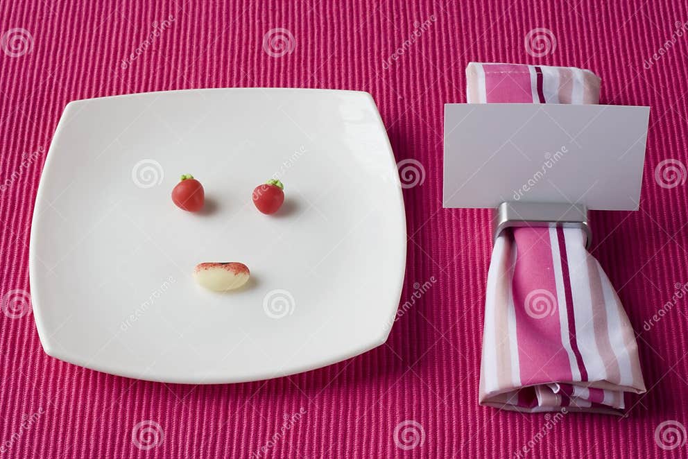 Funny face plate stock photo. Image of healthy, food, diet - 4188766