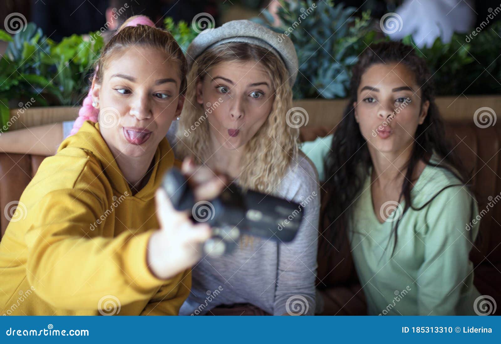 Funny face stock photo. Image of friendship, sitting - 185313310