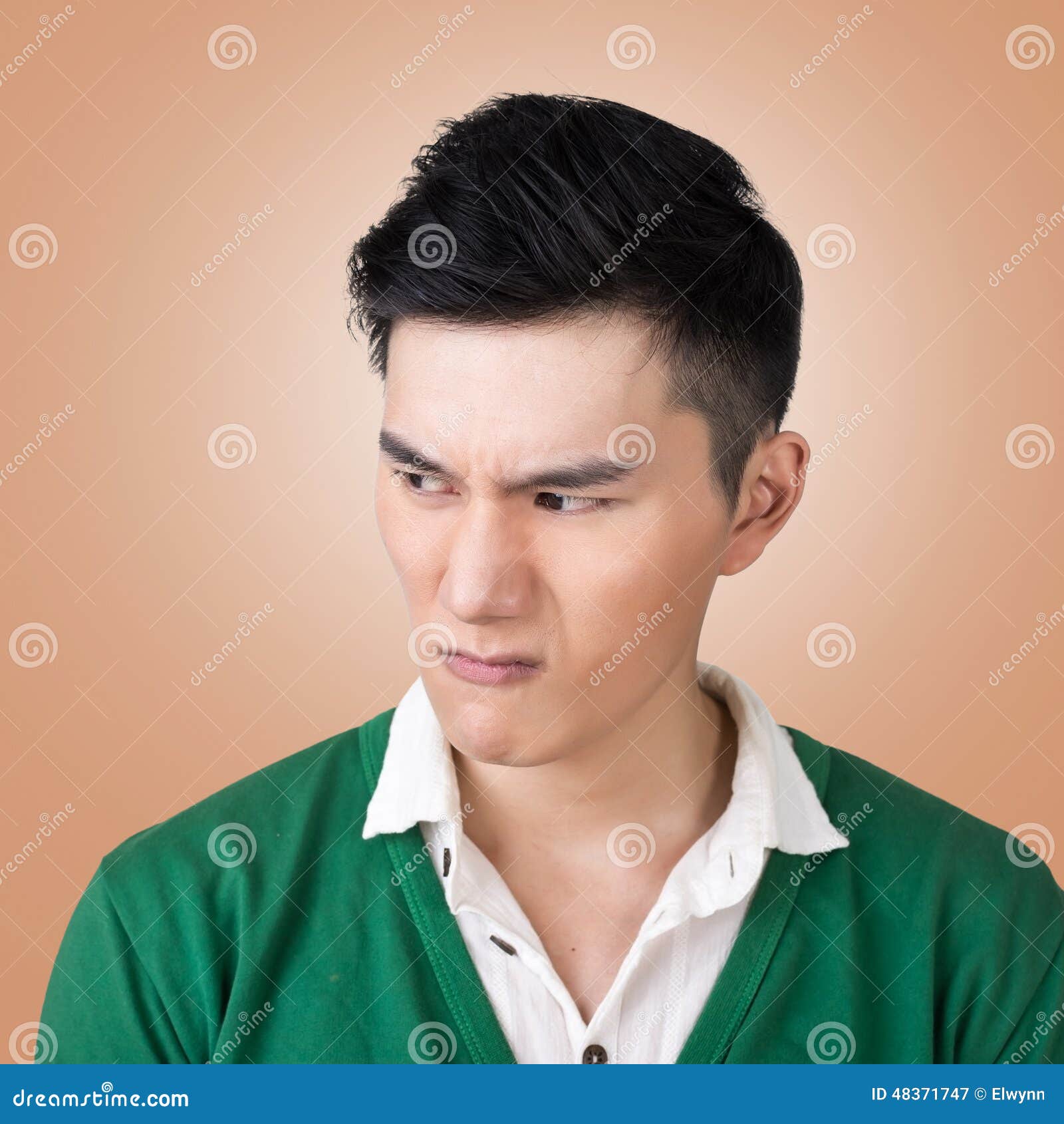 Funny facial expression stock image. Image of young, head - 48371747