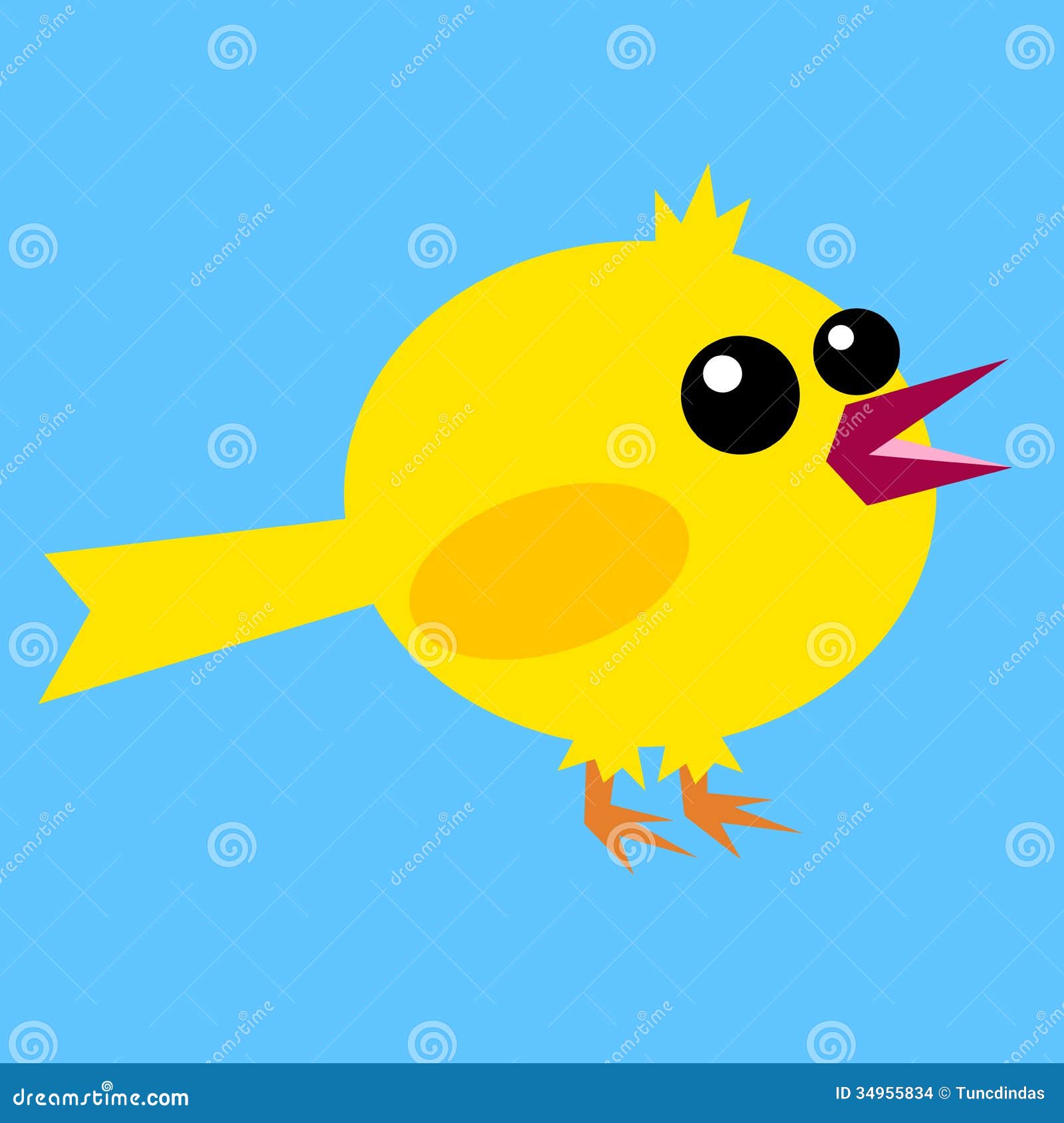 Funny fat bird stock vector. Illustration of nature, vector - 34955834