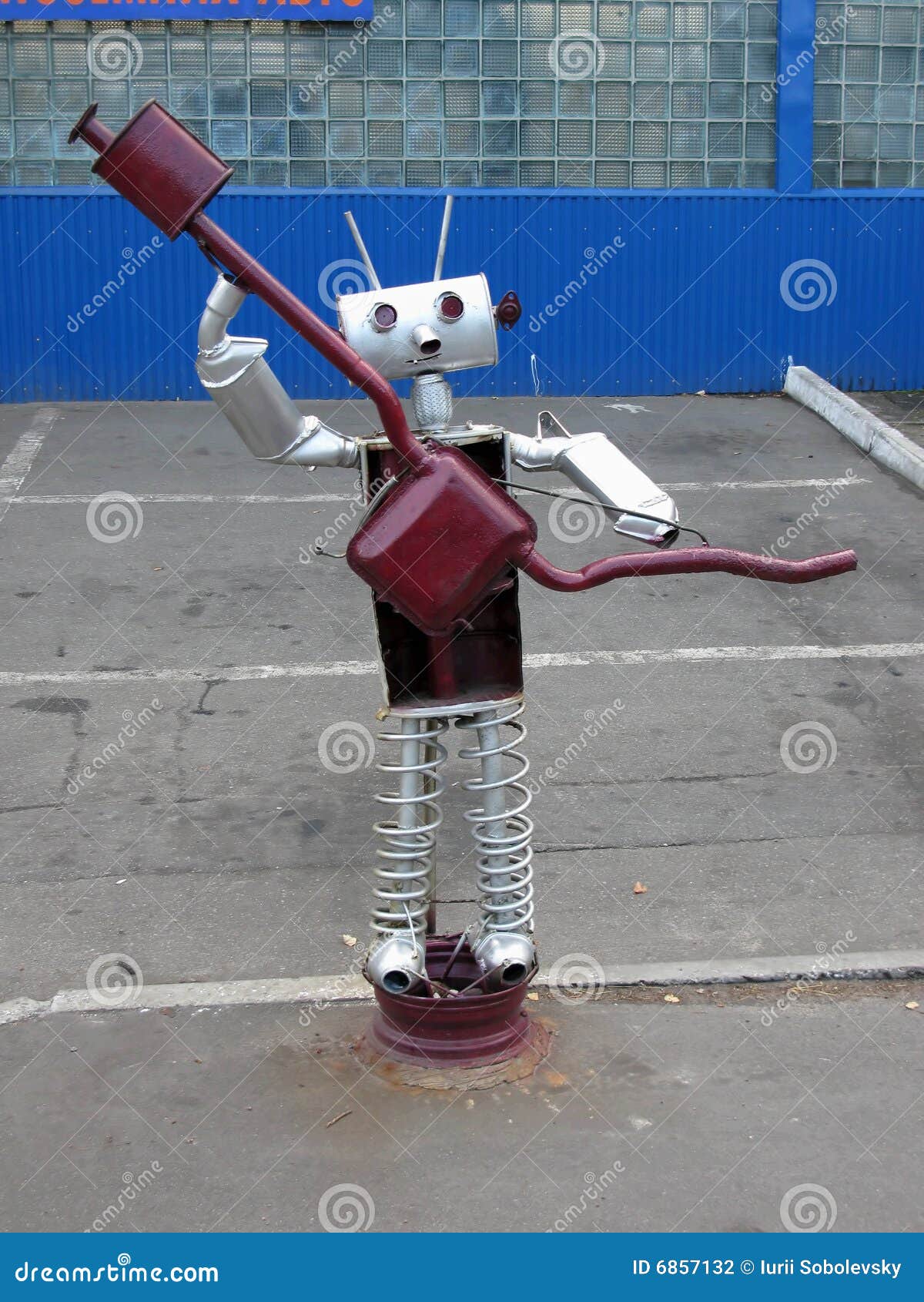 Funny Figure From Details Of The Machines Picture. Image: 6857132