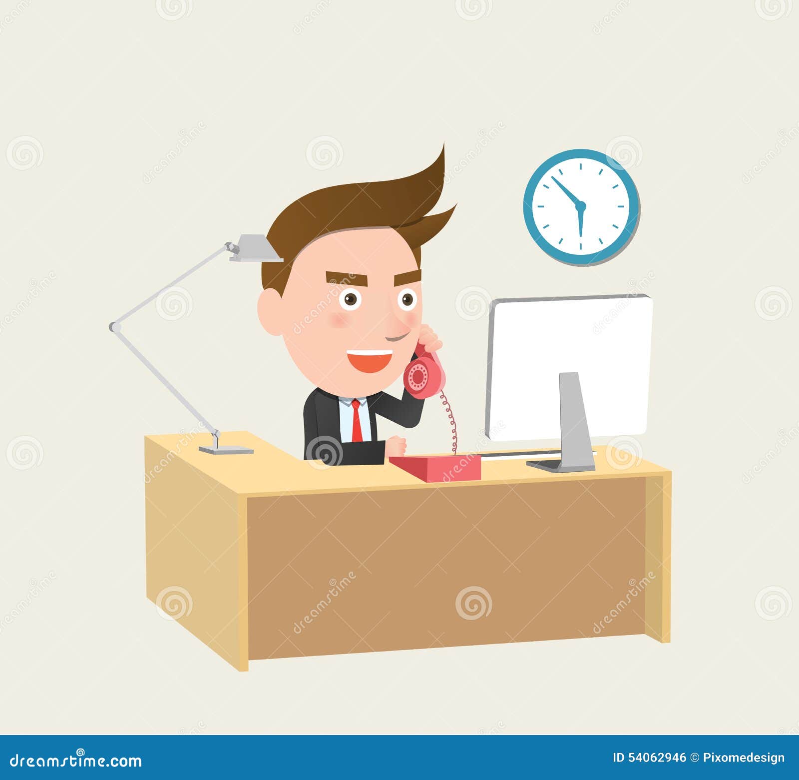 Character Call Center Laptop Talking Bubble Cartoon Vector ...