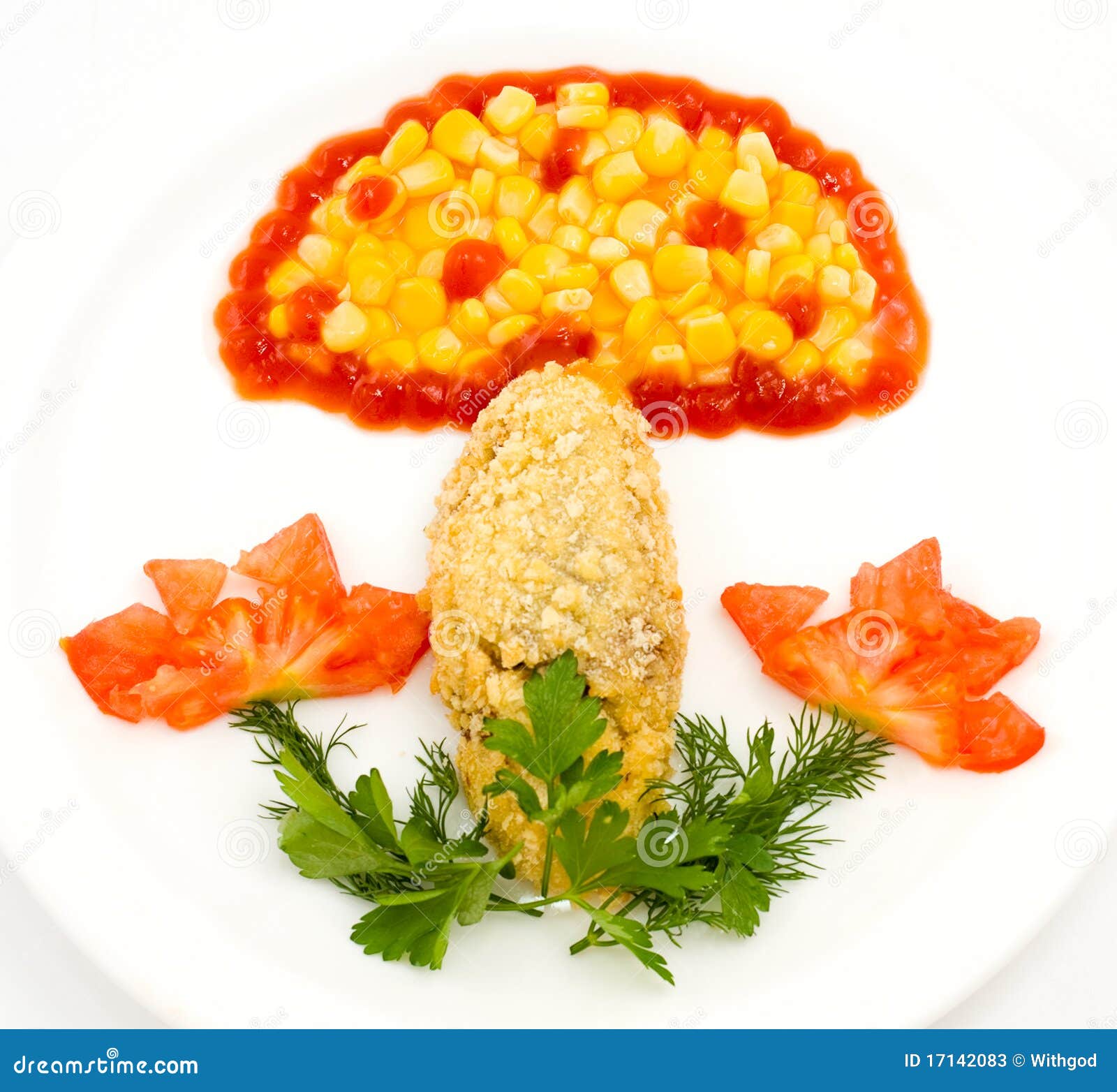 Funny food stock image. Image of baby, field, focus, meat - 17142083