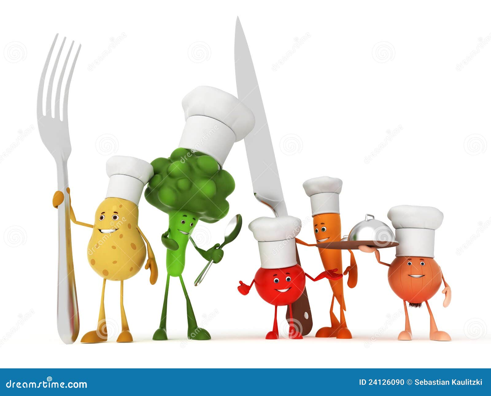 Funny food characters stock illustration. Illustration of carrot - 24126090
