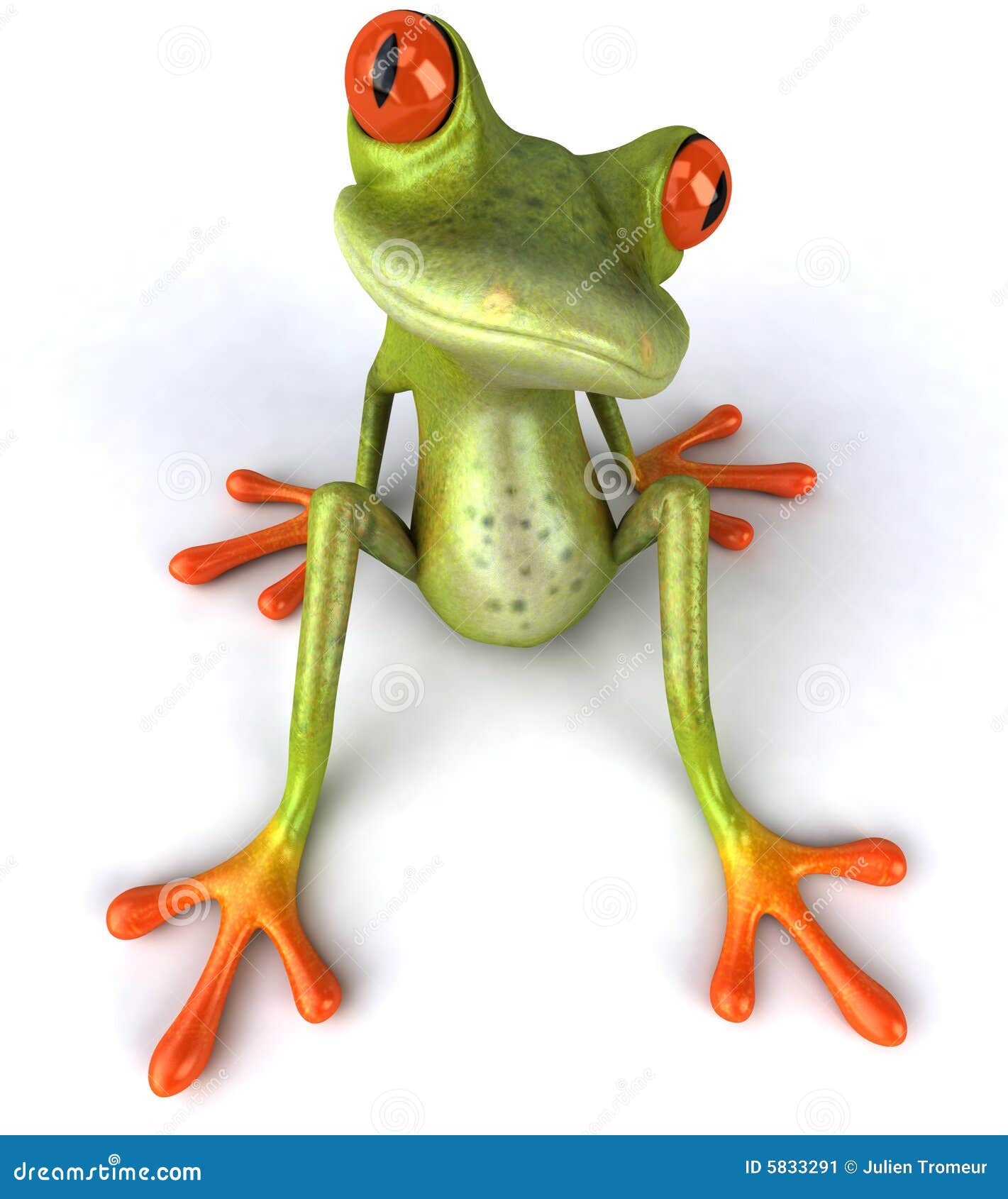 Funny frog stock illustration. Illustration of animal - 5833291