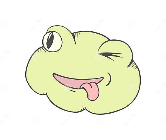 Funny frog draw stock vector. Illustration of wildlife - 327581121