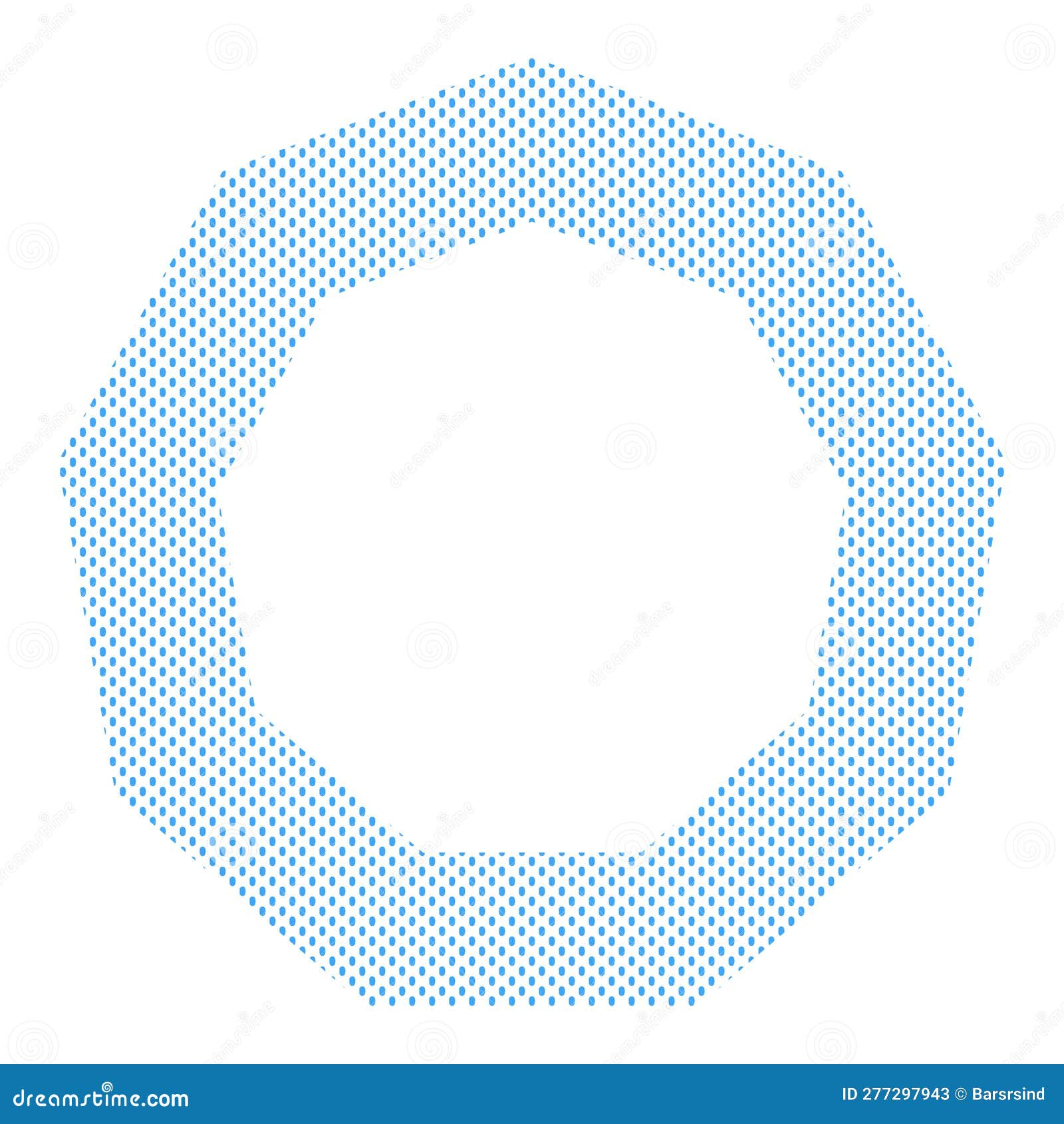 Funny Geometric Doted Polygon Frame Template Stock Vector ...