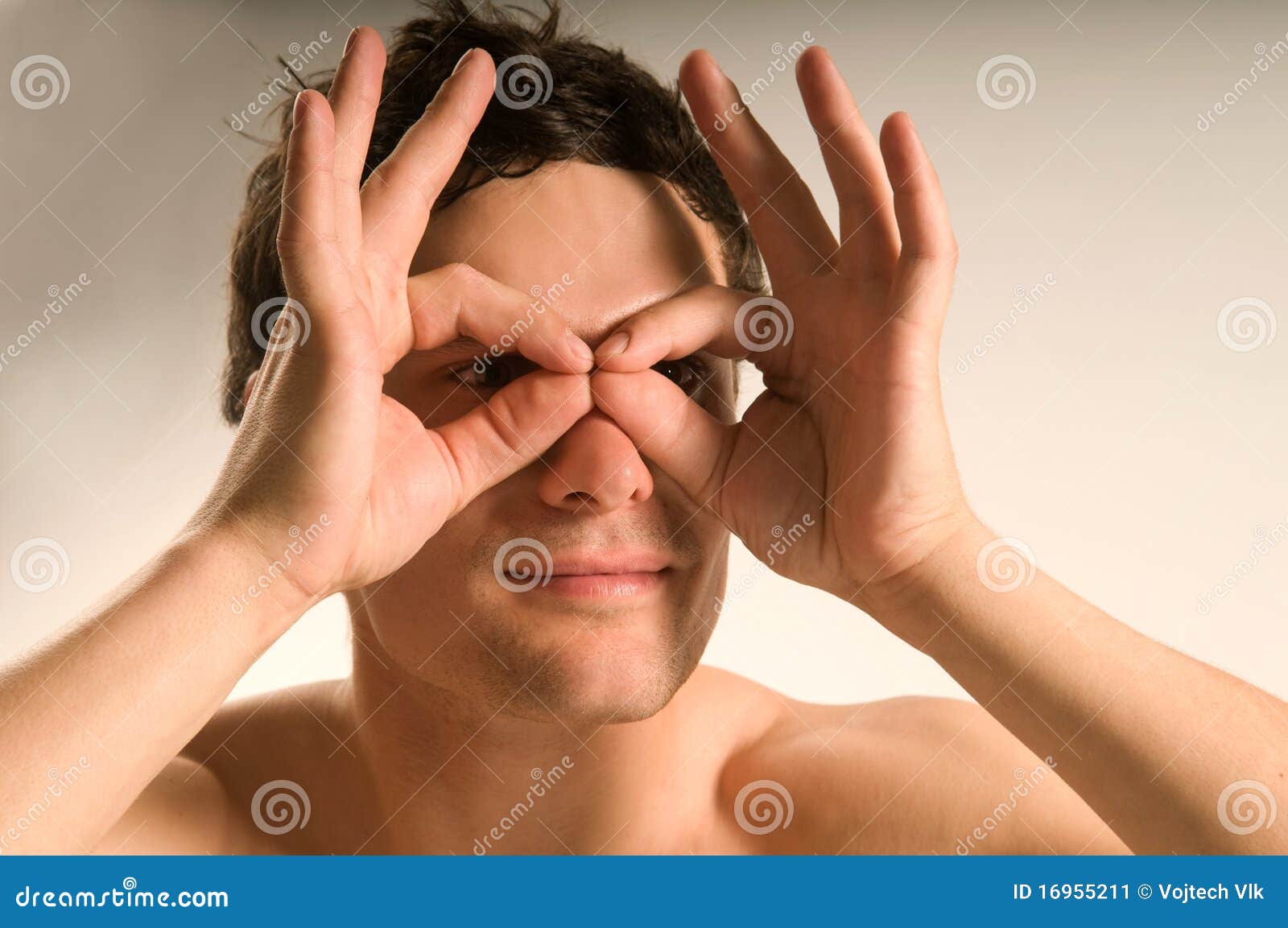 Funny gesture stock image. Image of hand, slim, posing - 16955211