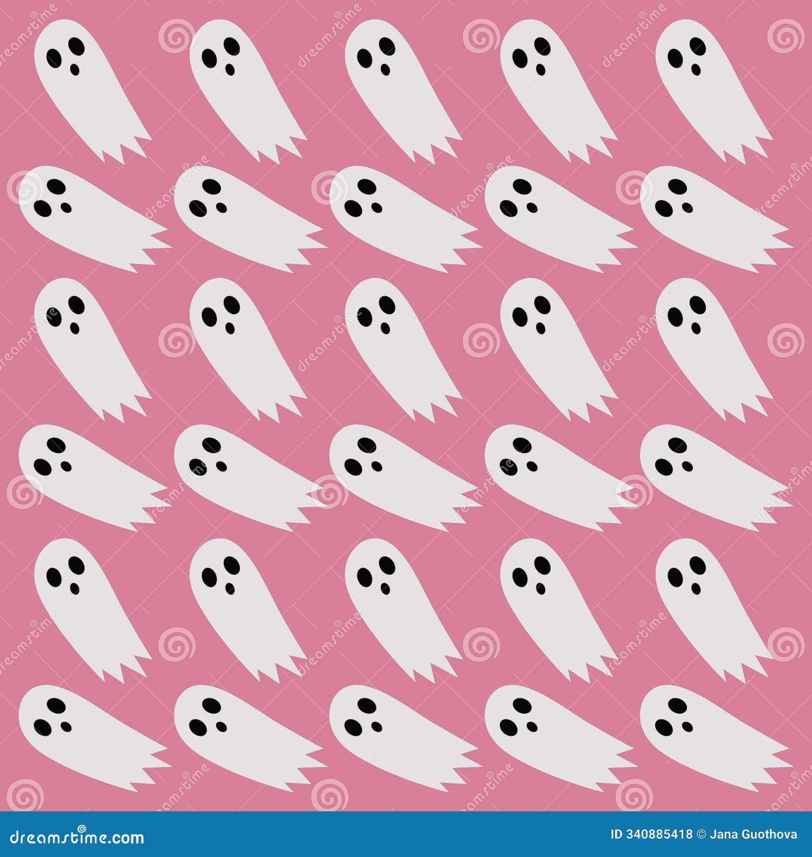 A Set Of Ghosts For Halloween. A Collection Of Mystical Ghosts ...