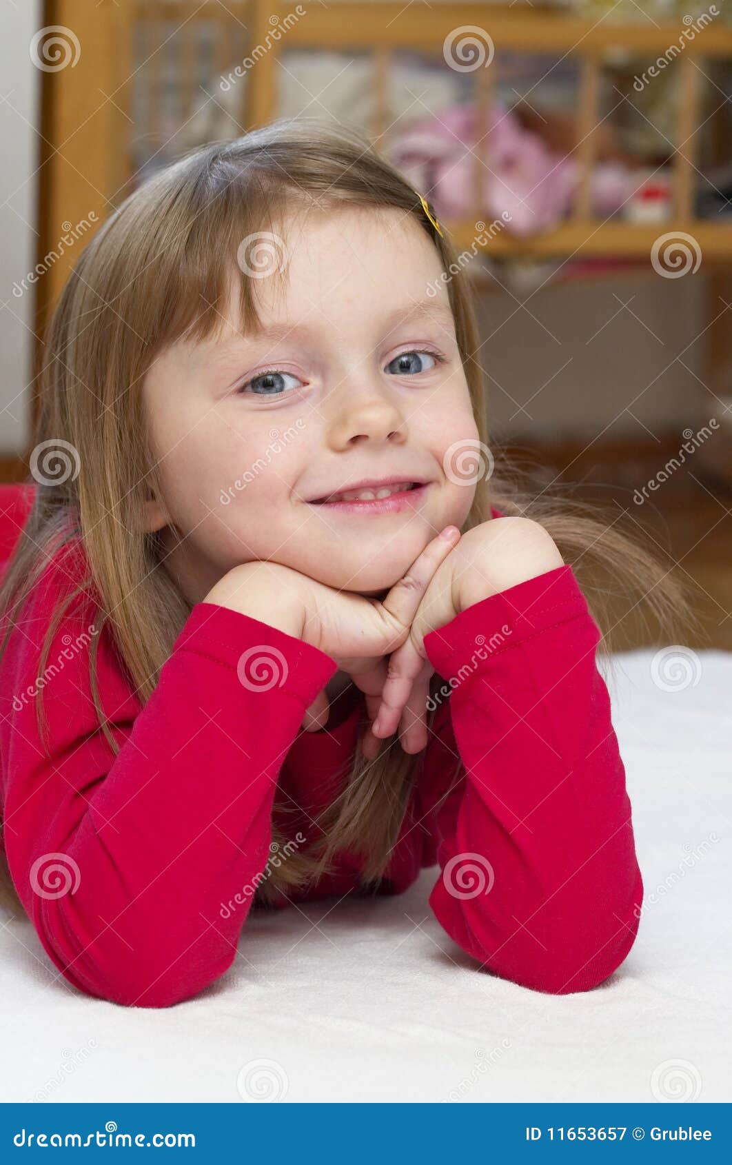 Funny girl stock image. Image of floor, smiling, play - 11653657