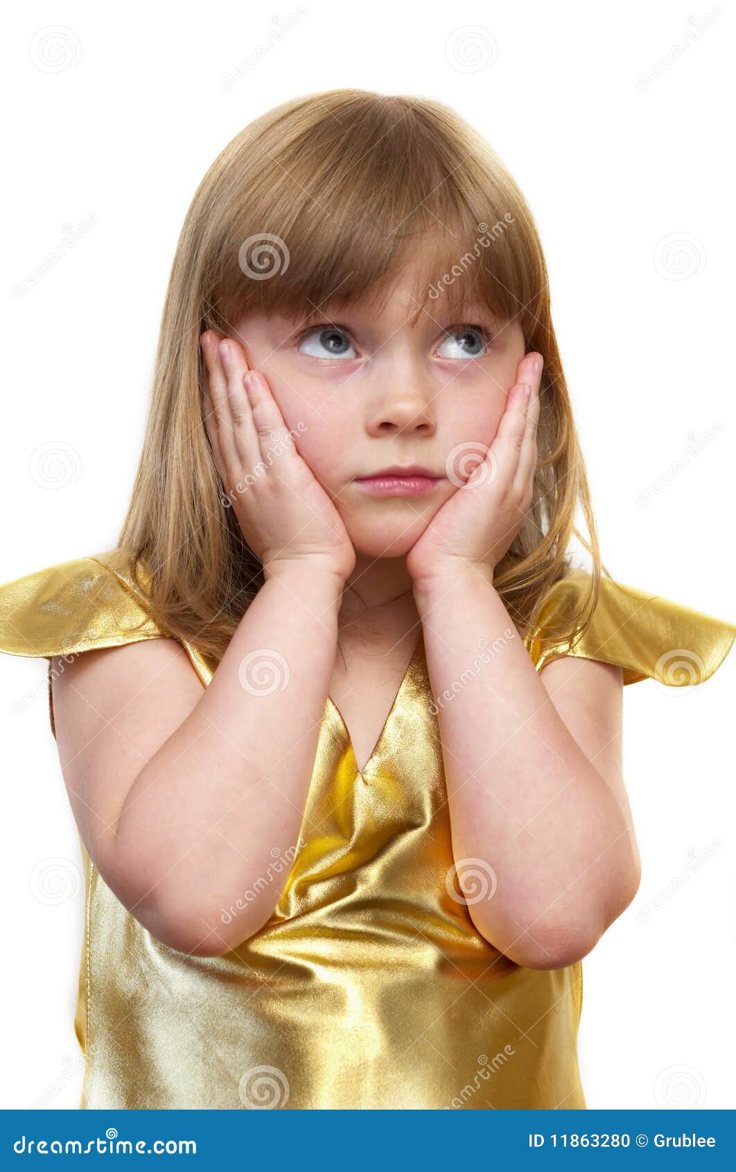 Funny girl stock photo. Image of portrait, astonished - 11863280