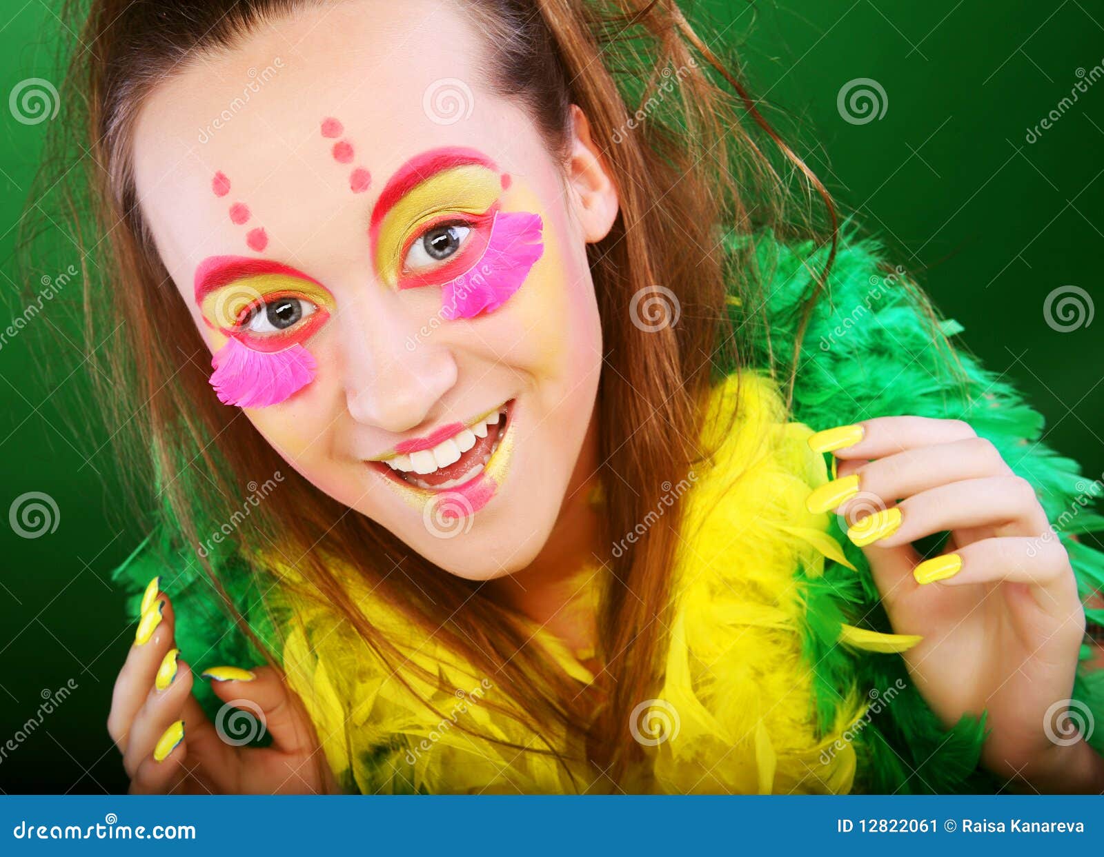 Funny girl stock image. Image of amusing, macro, close - 12822061