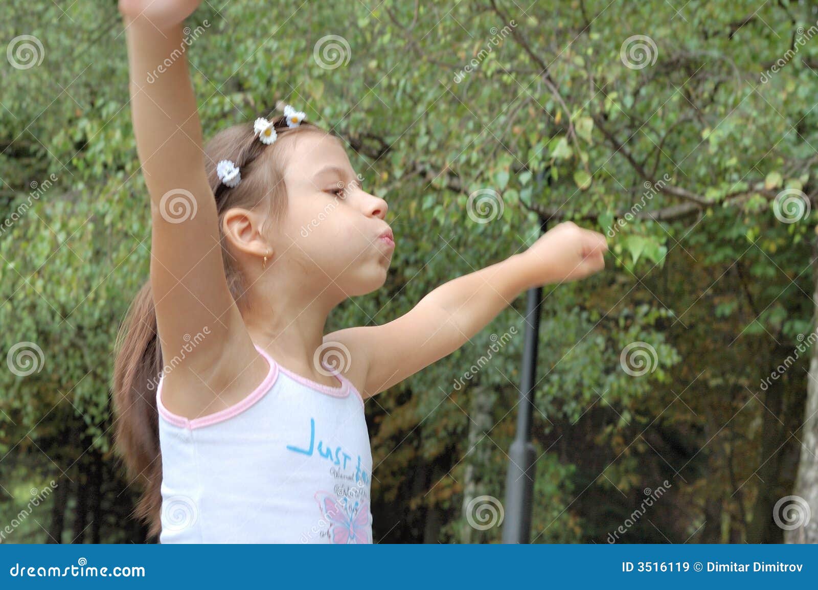 Funny girl stock image. Image of living, angel, funny - 3516119