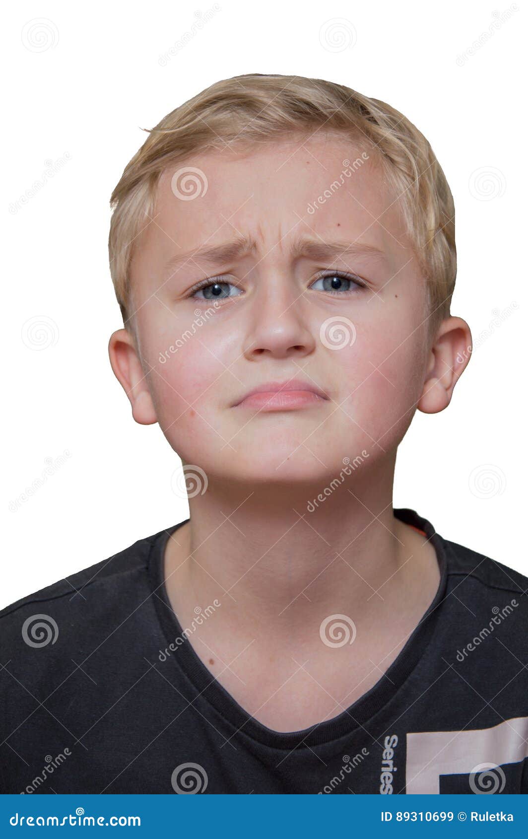 Funny Girl with Pleading Eyes Stock Image - Image of entreaty, last ...