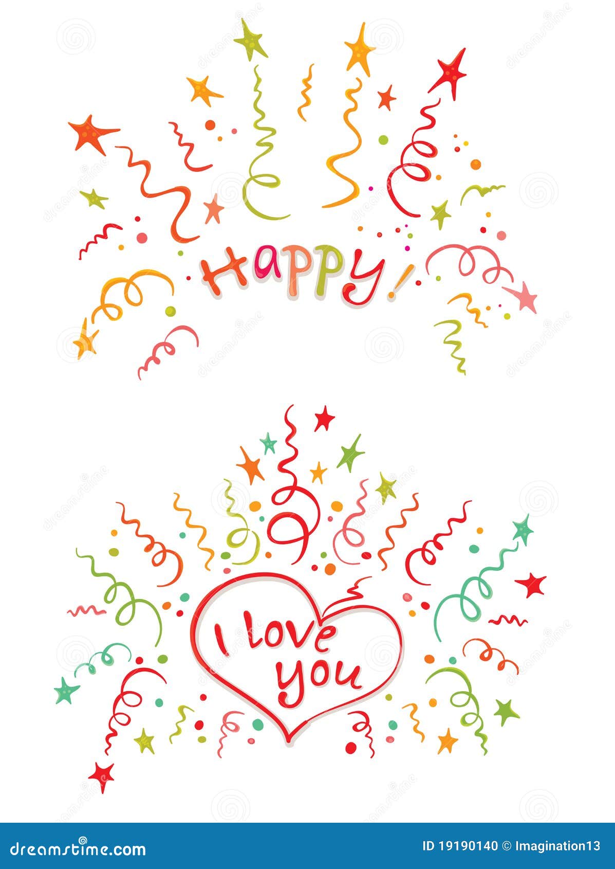 Funny Greeting salutes stock vector. Illustration of celebration - 19190140