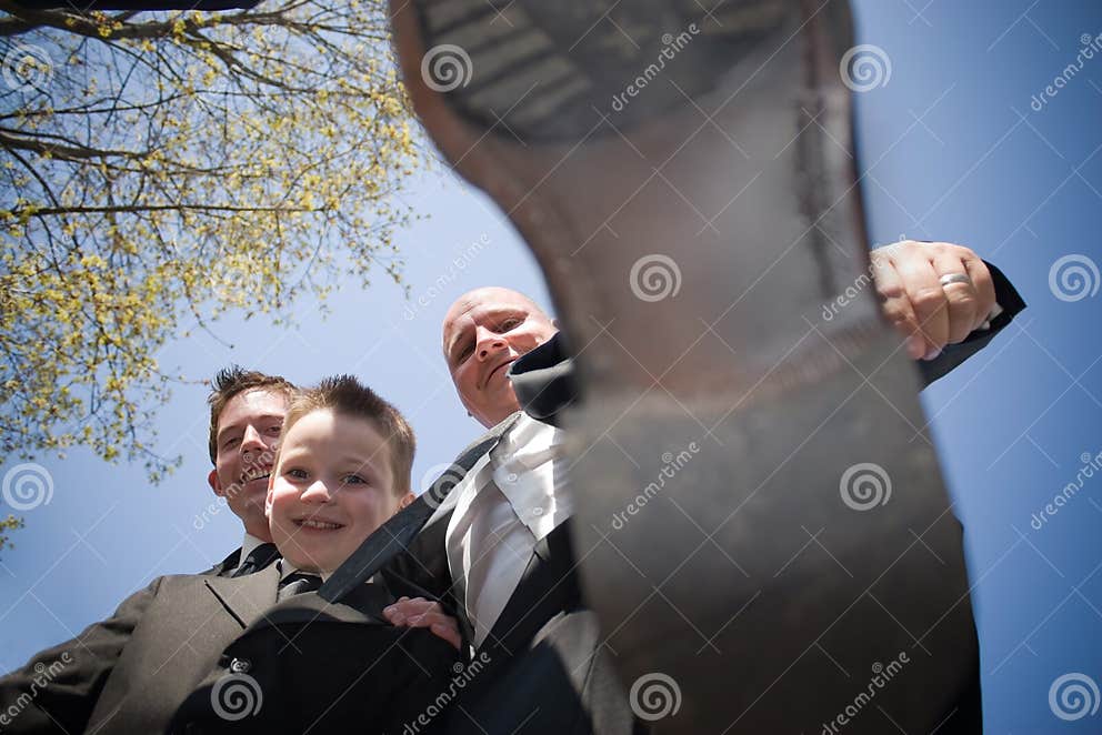 Funny Groomsman Stomping stock image. Image of sole, shoe - 9253261