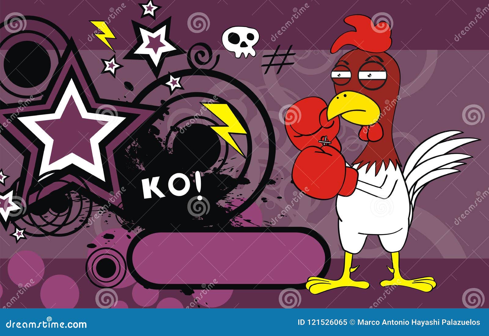 Funny Grumpy Chicken Boxing Cartoon Expression Background Stock Vector ... Funny Grumpy Chicken Boxing Cartoon Expression Background Stock Vector ...
