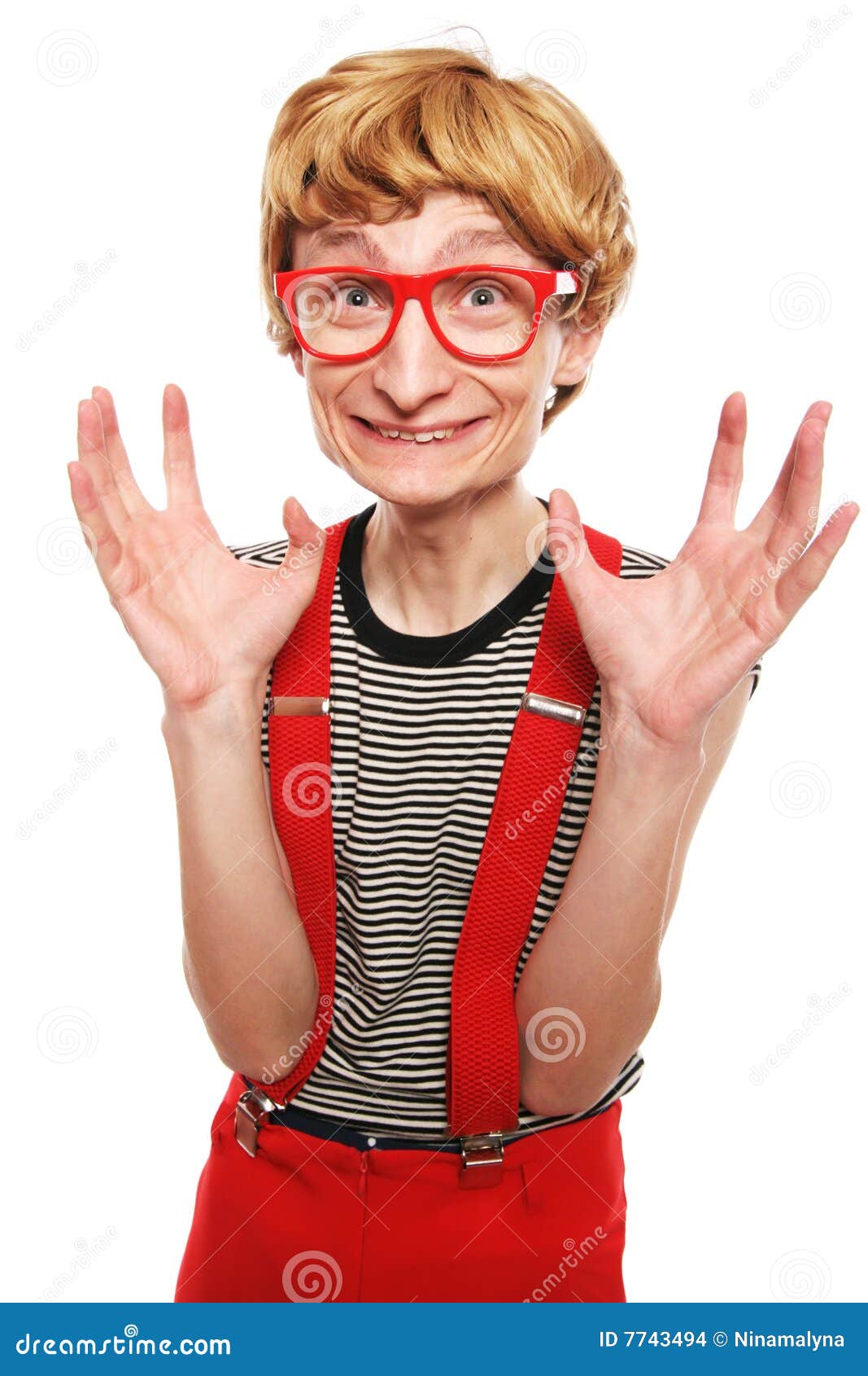 Funny guy stock photo. Image of goofy, excited, excitement - 7743494