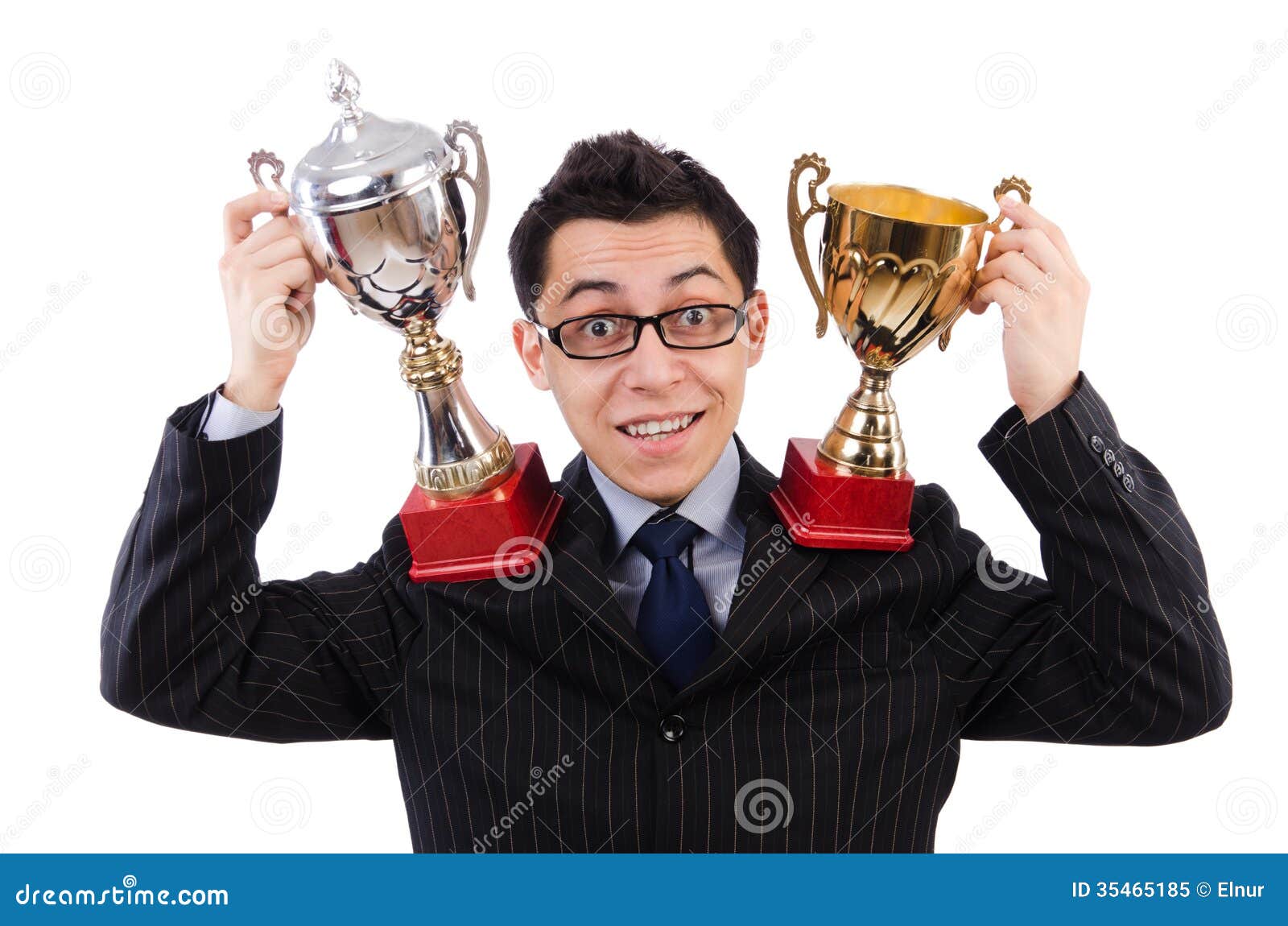 Funny guy receiving award stock image. Image of humor - 35465185