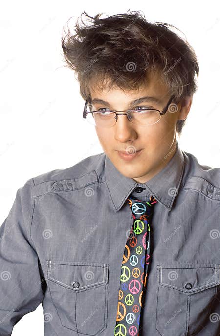 Funny handsome man stock image. Image of intelligent - 22895135