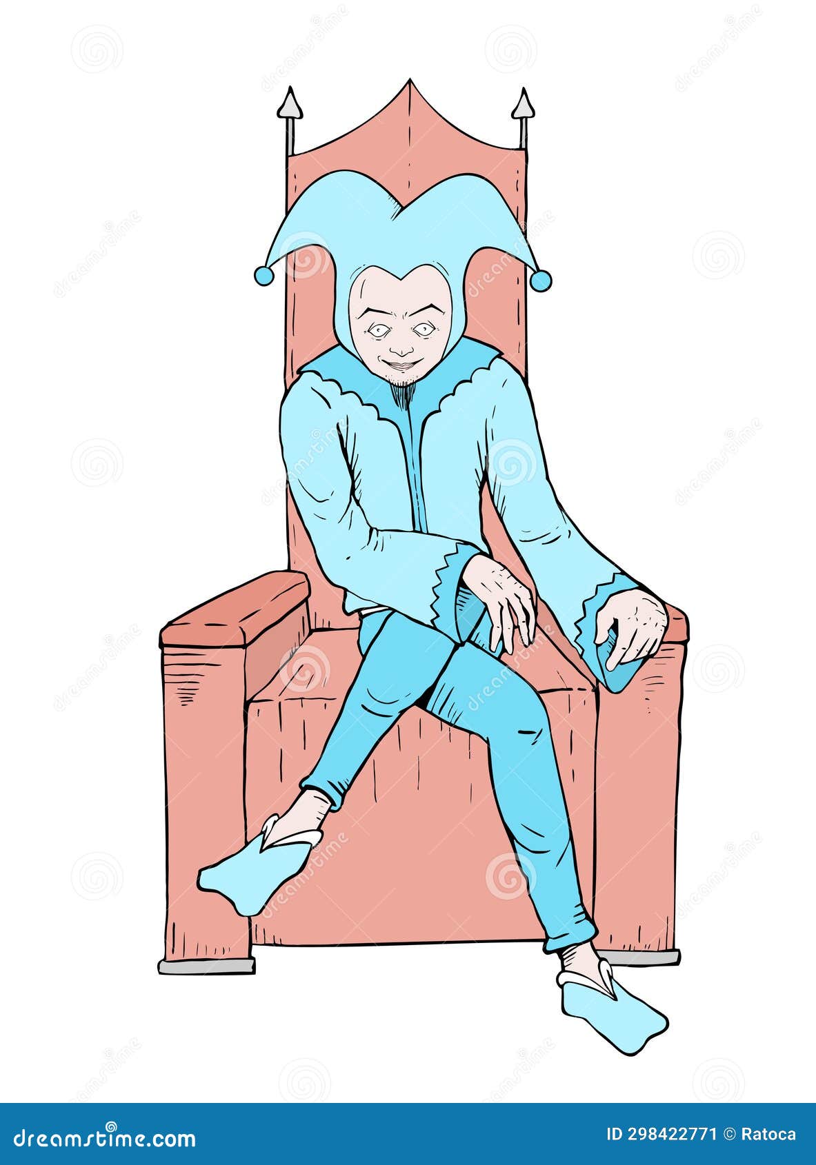 Harlequin Costume Isolated On Black Background Cartoon Vector ...