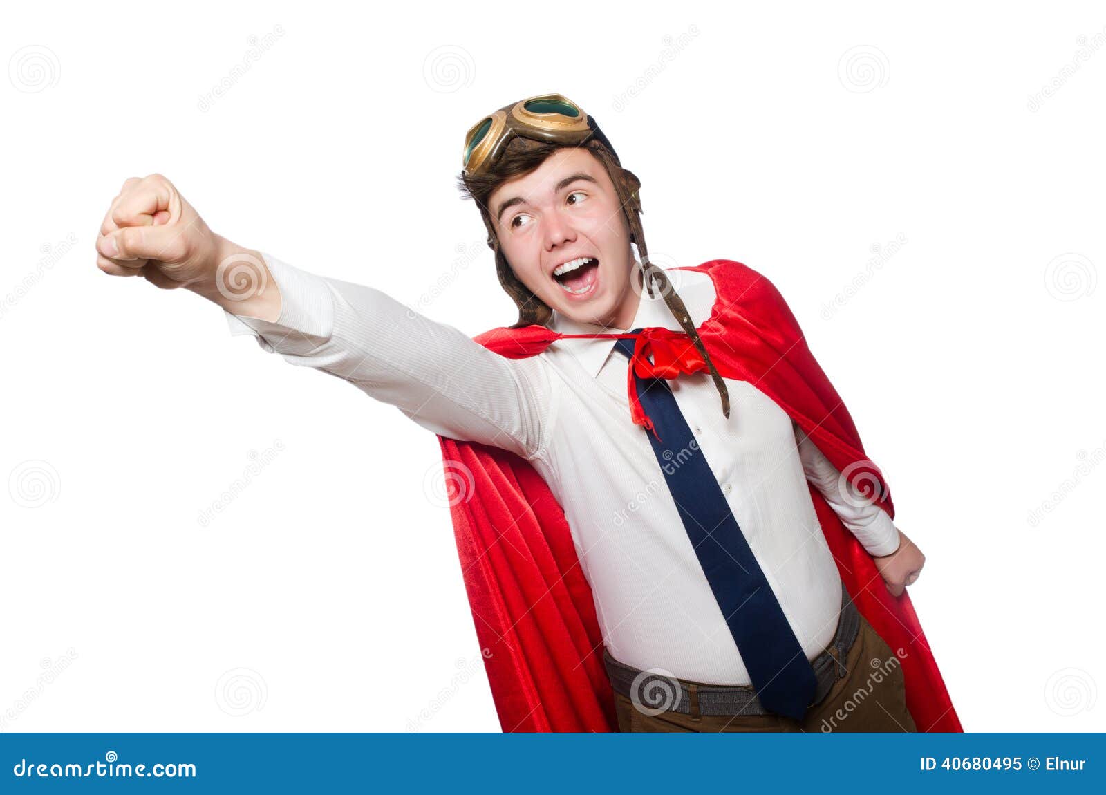 Funny hero stock image. Image of strong, helmet, hero - 40680495