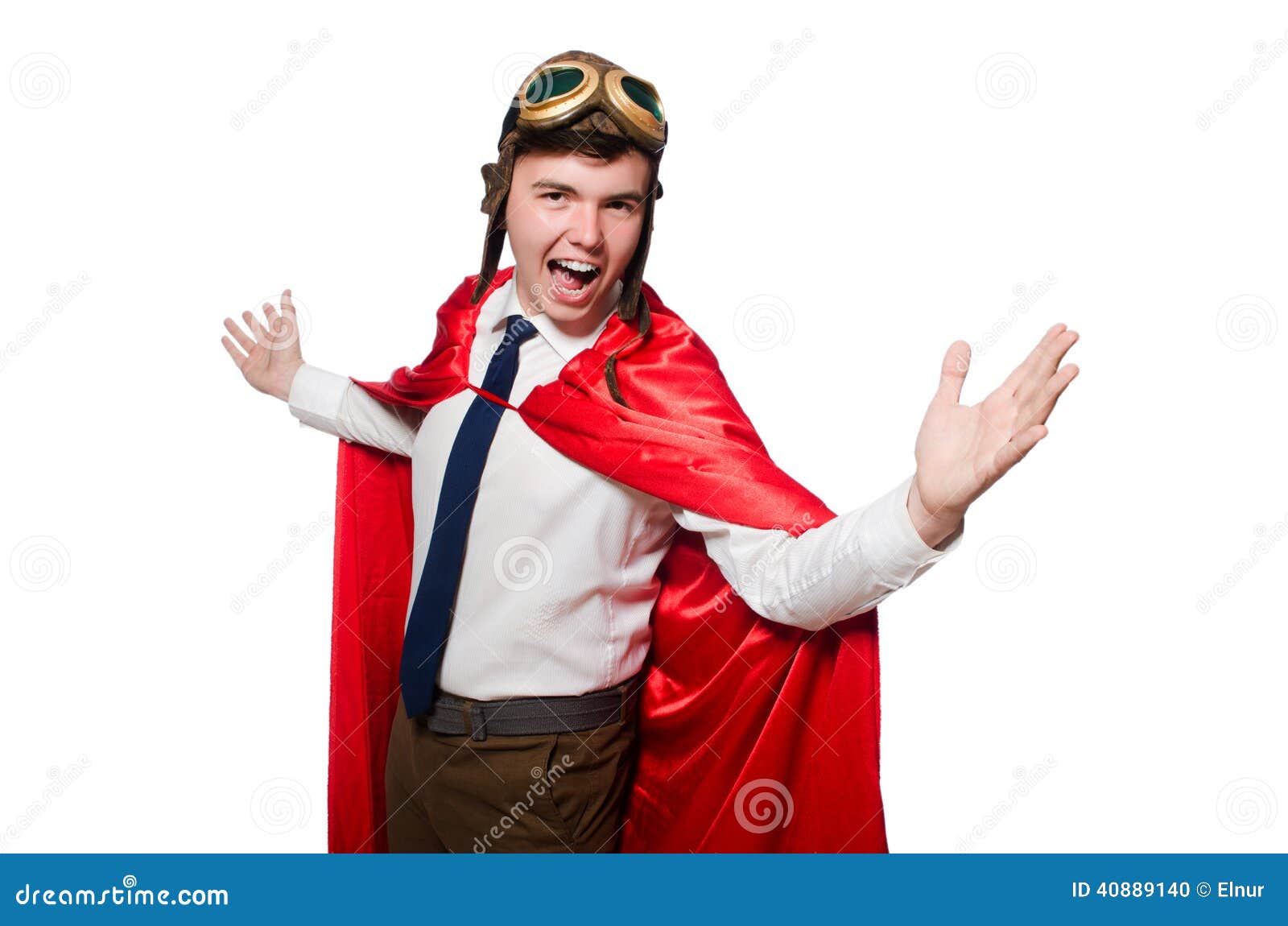 Funny hero stock photo. Image of humorous, leadership - 40889140
