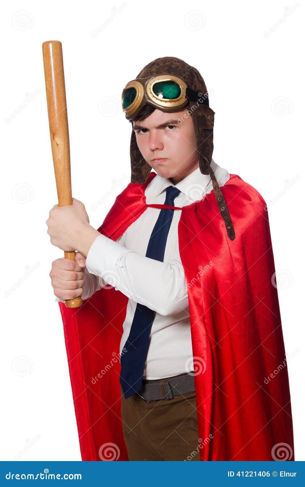 Funny hero isolated stock photo. Image of success, retro - 41221406