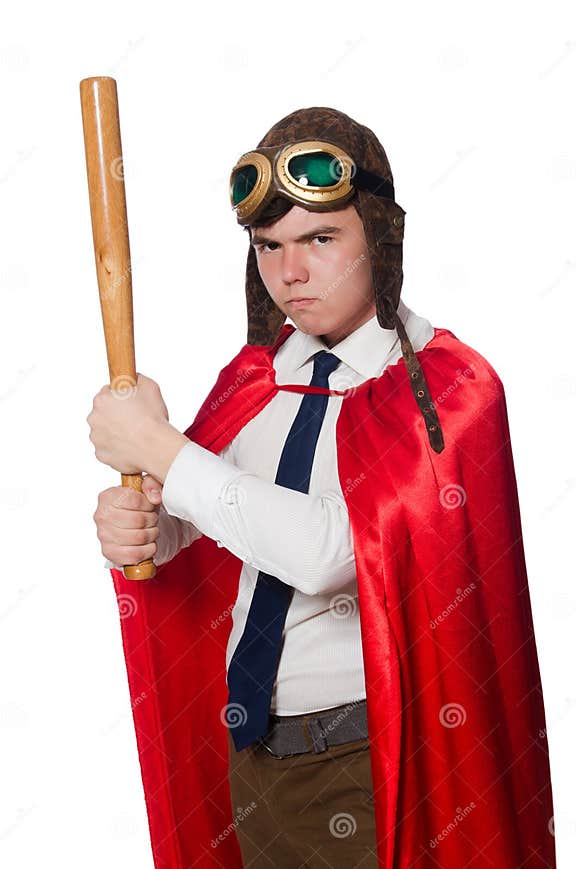 Funny hero isolated stock photo. Image of success, retro - 41221406