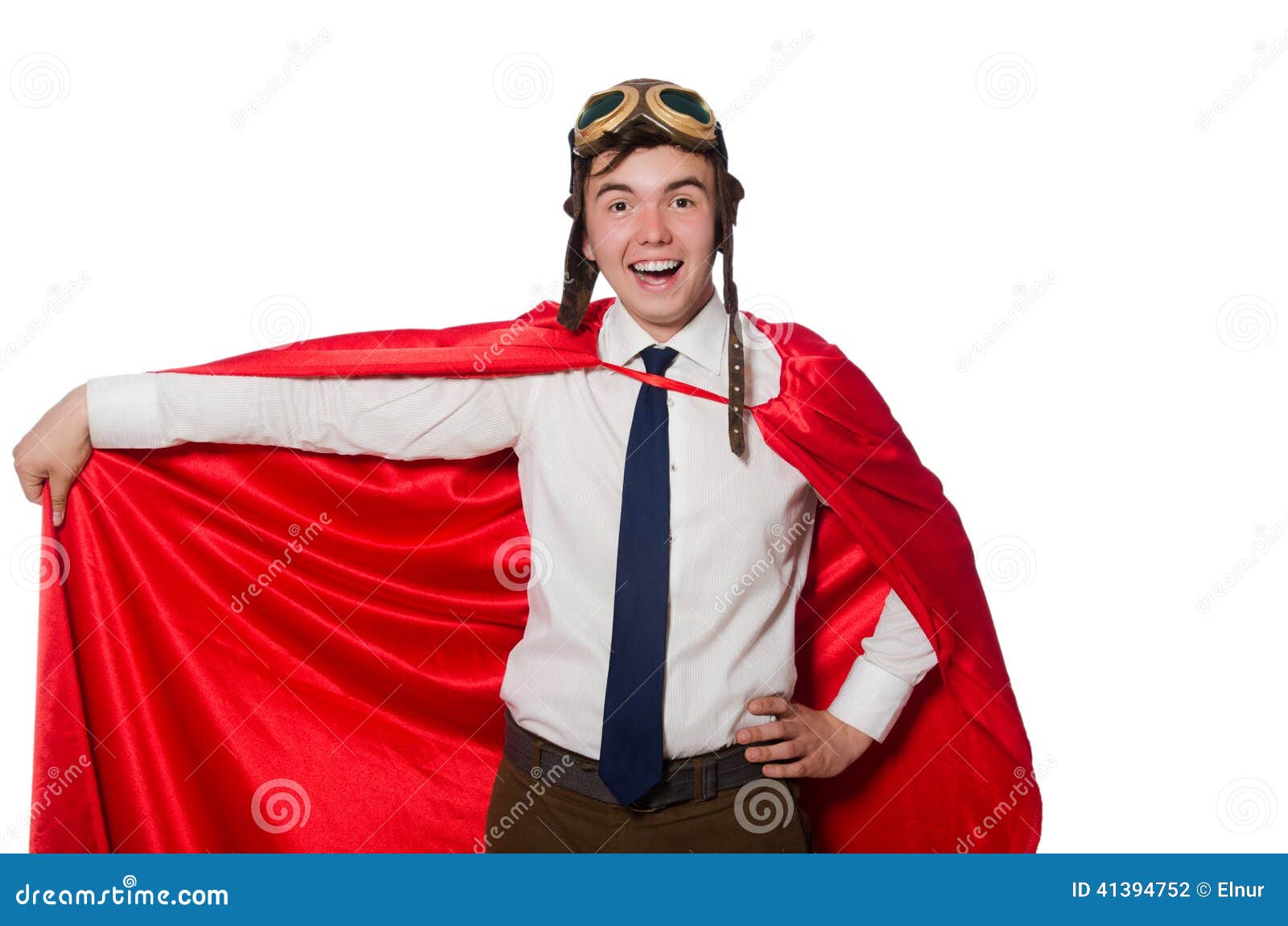 Funny hero isolated stock photo. Image of comic, helmet - 41394752