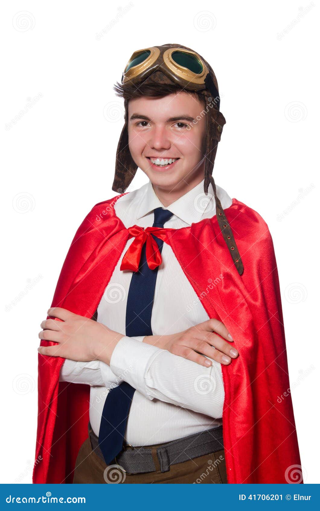 Funny hero isolated stock image. Image of crew, executive - 41706201