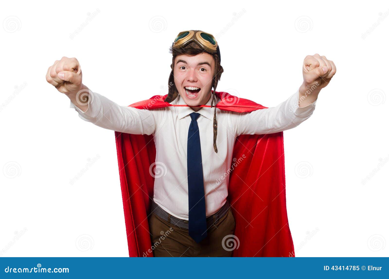 Funny hero stock image. Image of crew, comic, courage - 43414785