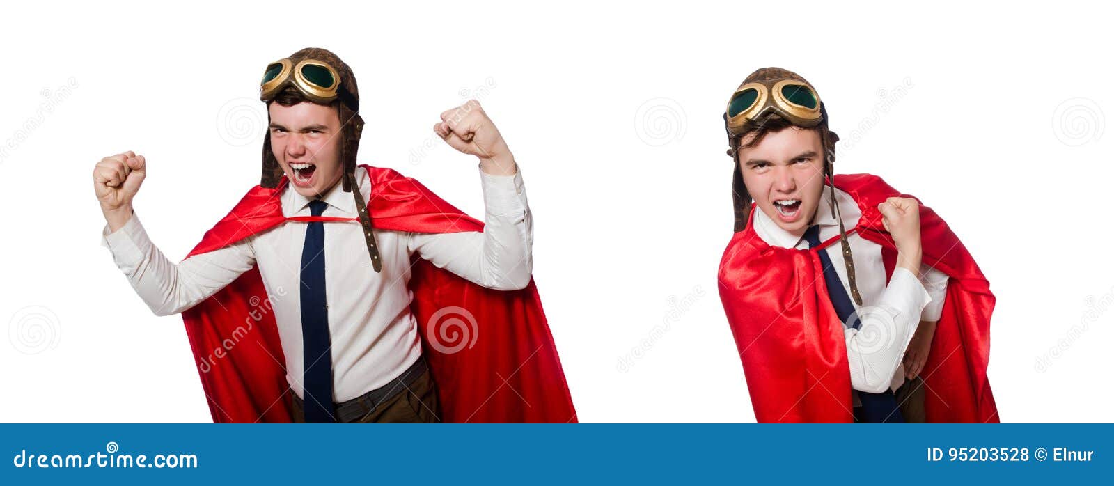 The Funny Hero Isolated on the White Stock Photo - Image of helmet ...