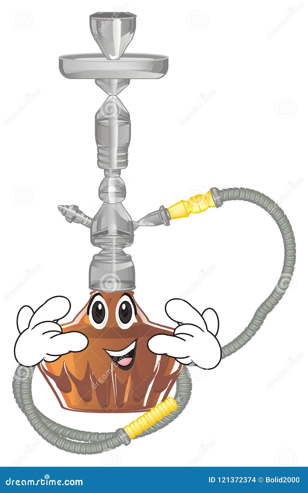 Cool Hookah Cartoon Stock Illustration | CartoonDealer.com #49117180
