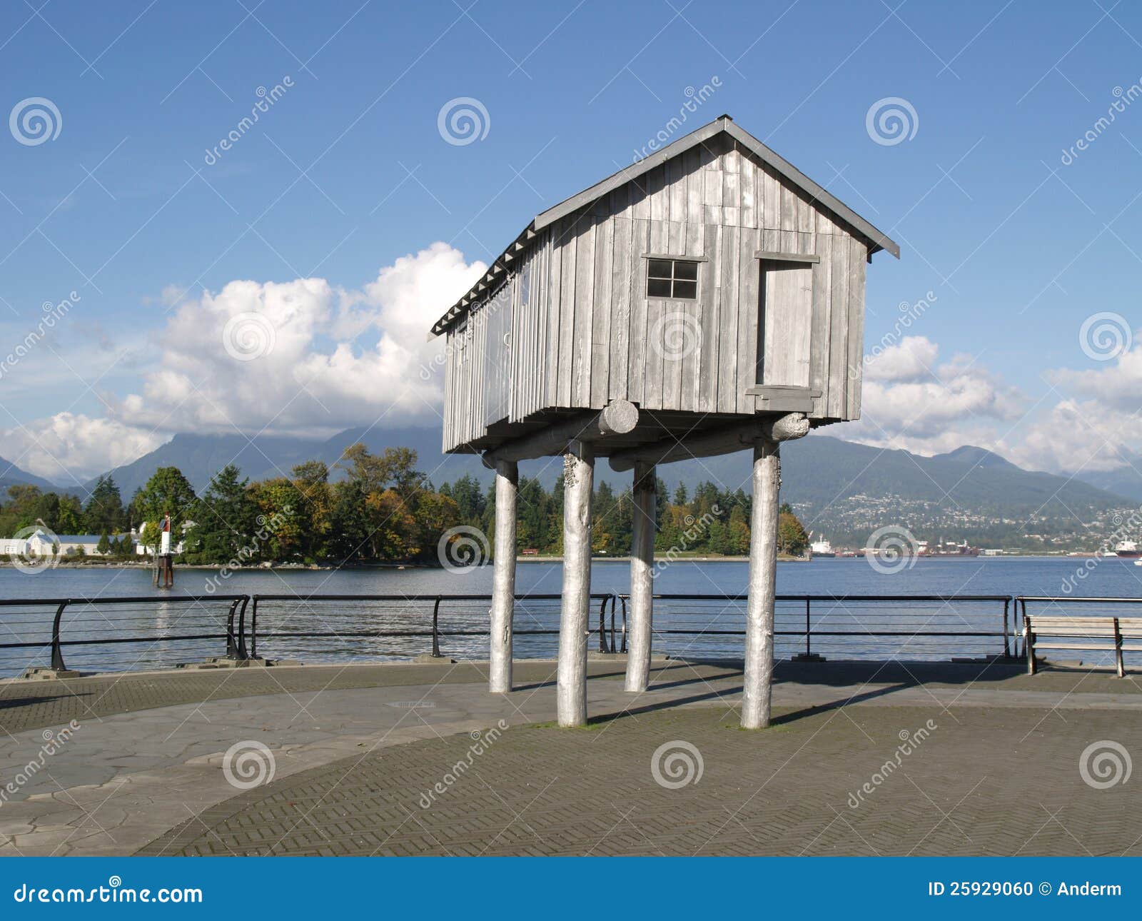 Funny house at Vancouver stock photo. Image of boats - 25929060