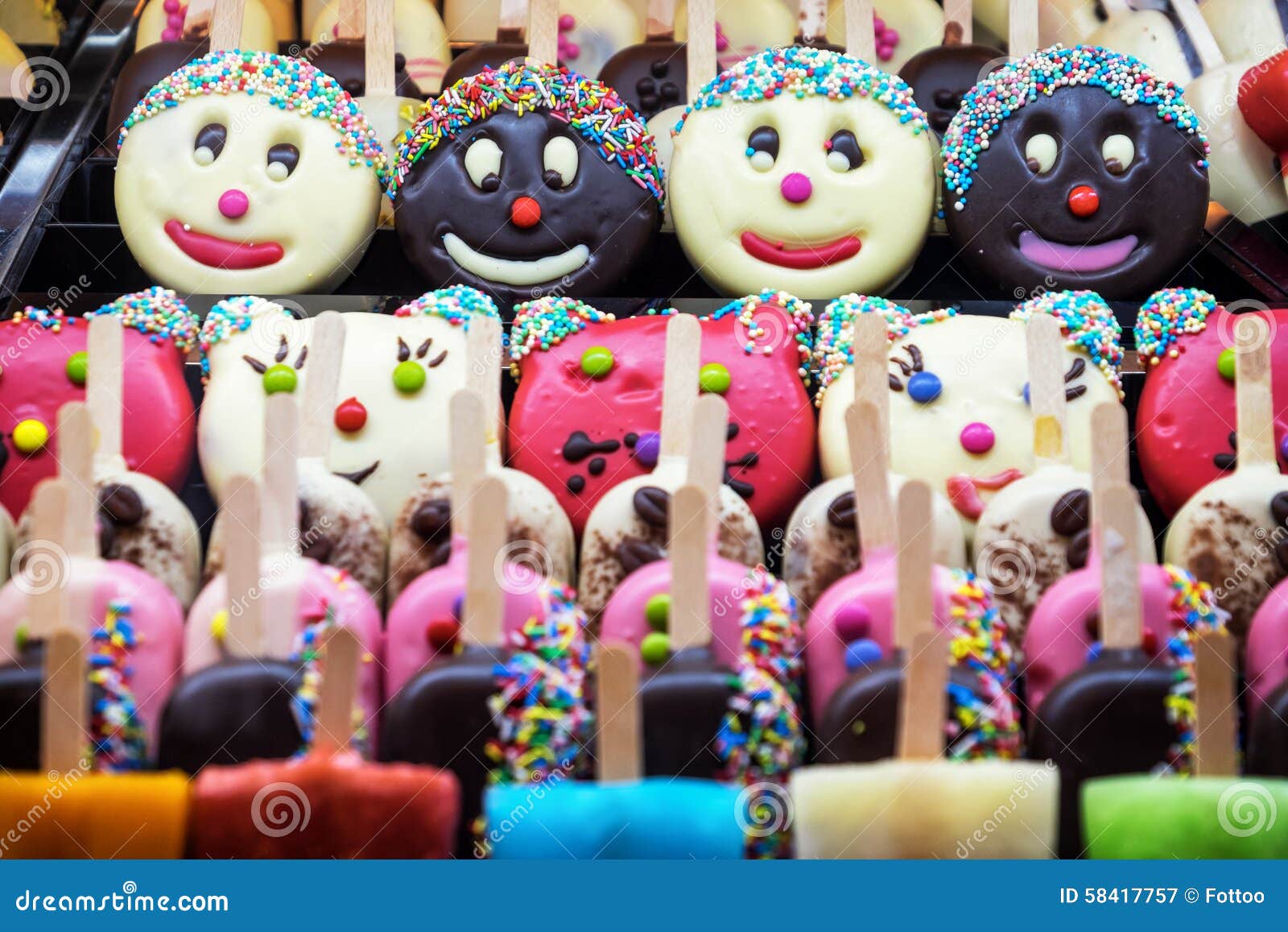 Funny ice cream stock image. Image of snack, food, treat - 58417757