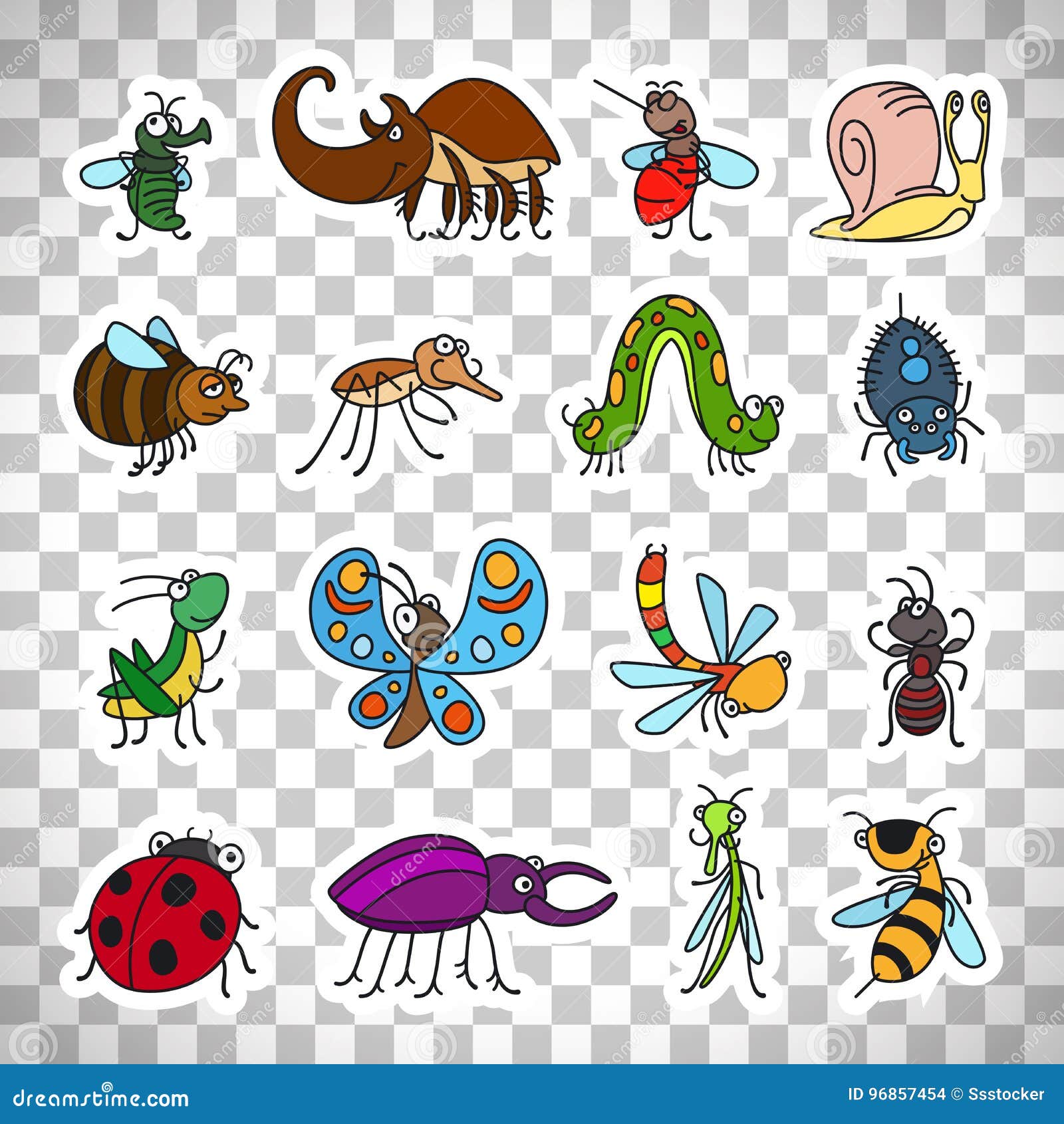 Transparent Worm Stock Illustrations – 446 Transparent Worm Stock ...